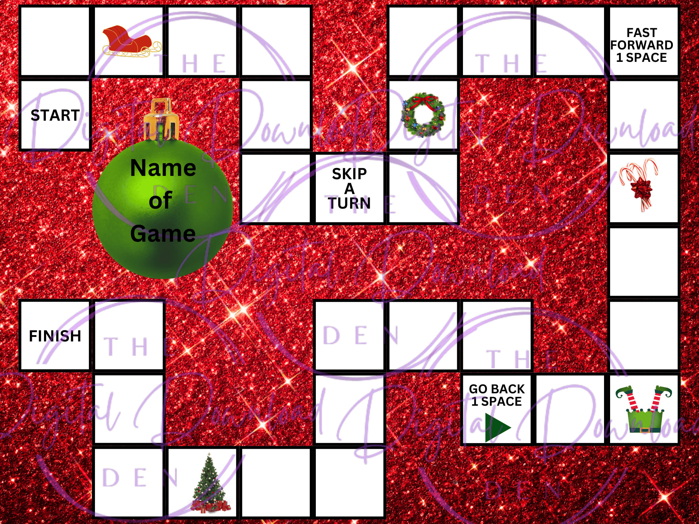 Editable Board Game Template - Payhip