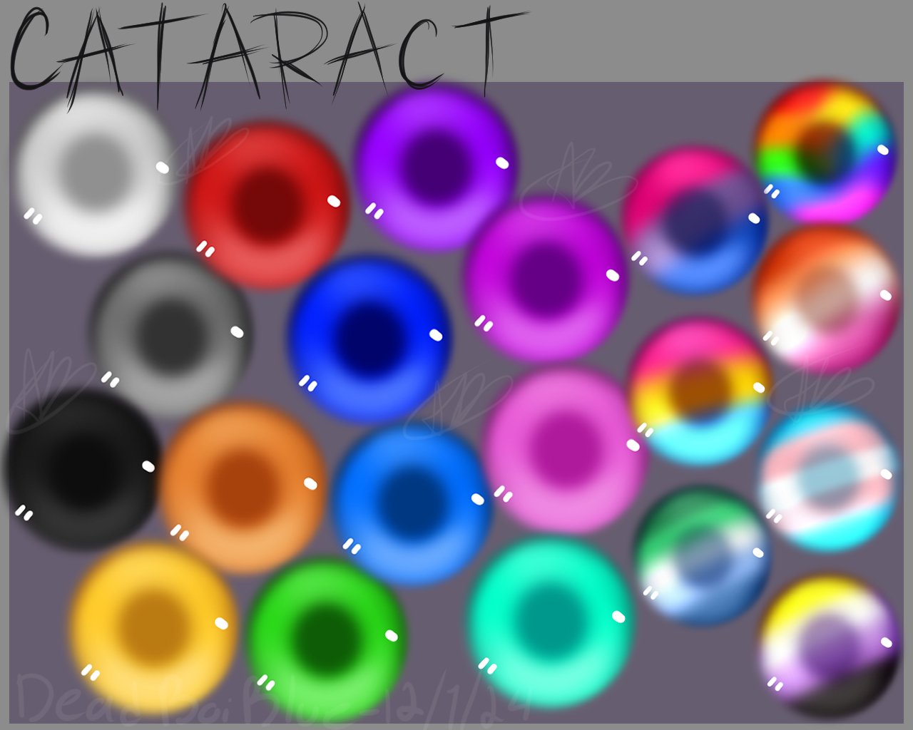 Cataracts - Eye texture - Payhip