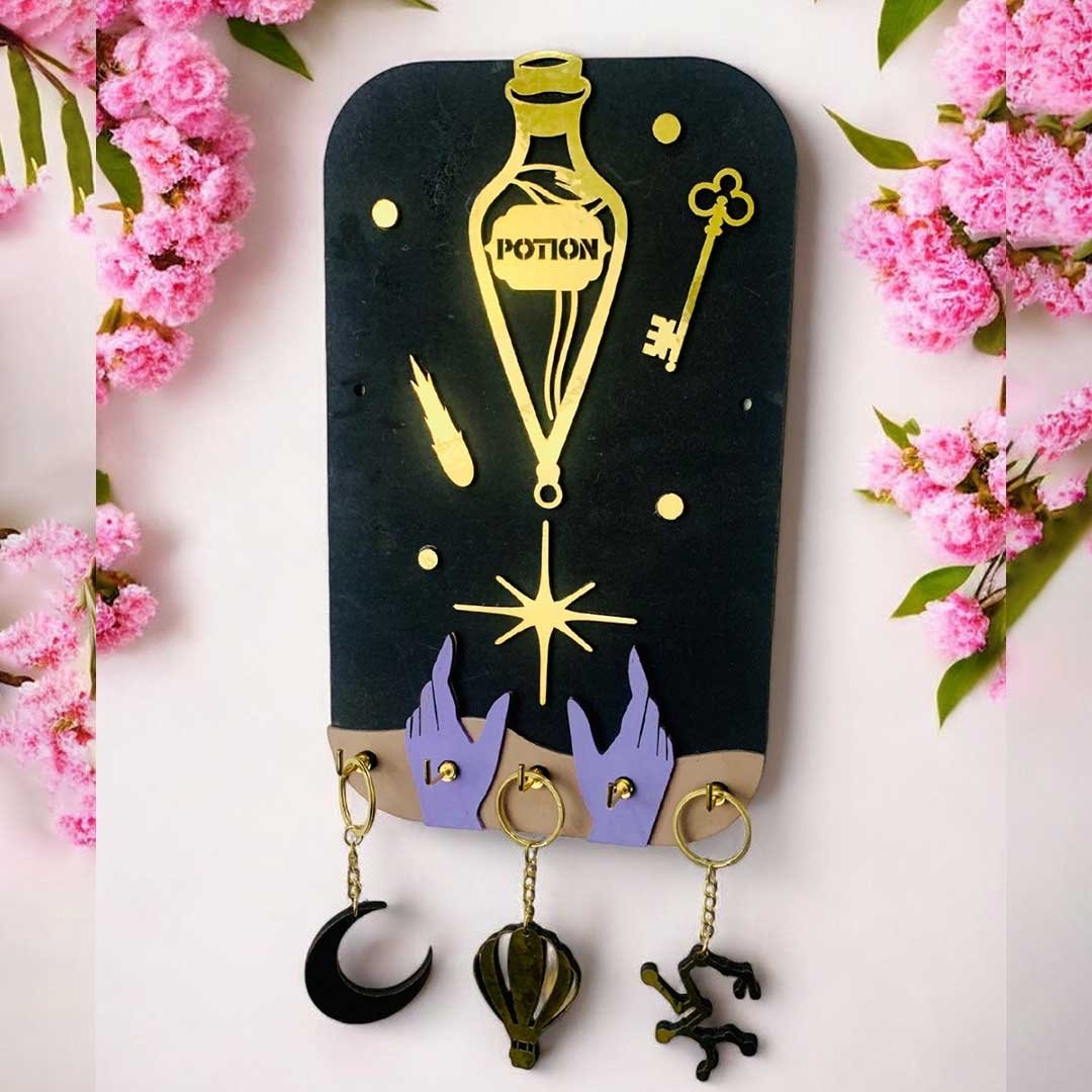 Harry Potter Key Holder SVG Laser Cut Files & SVG Files Template