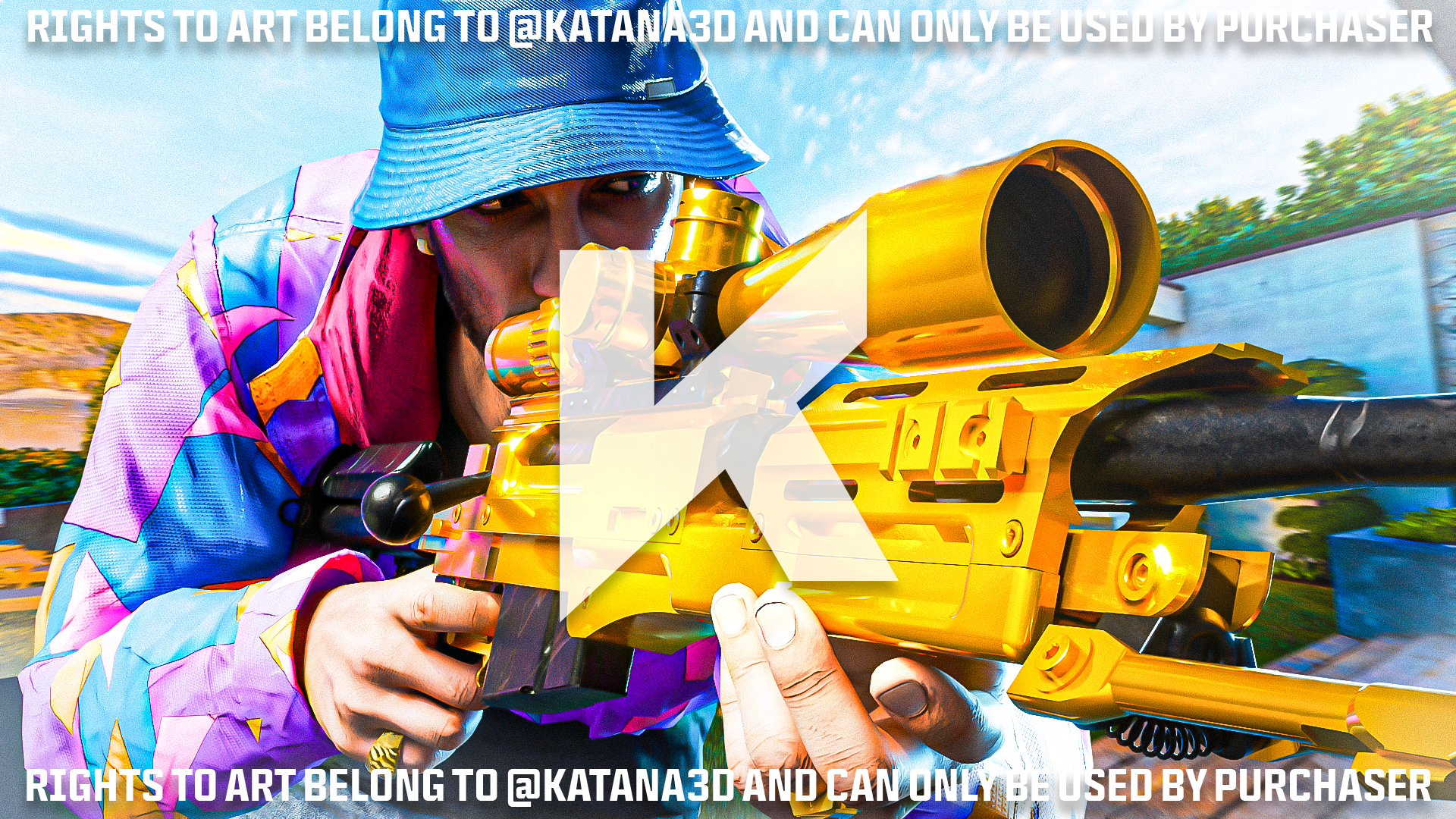COD/BO6 Thumbnail - Nazir Gold Sniper (Area99 Rebirth Versions) - Payhip