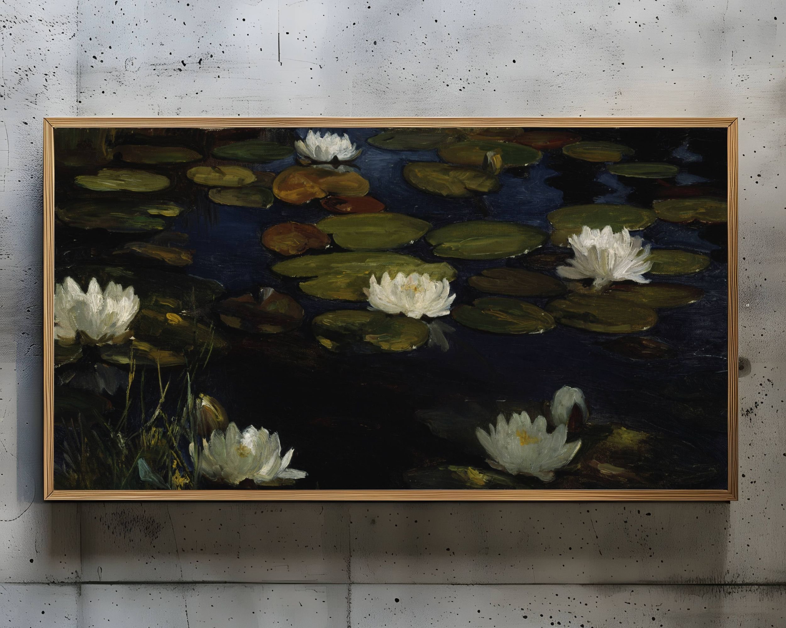 Albert Edelfelt: Water Lilies & Mermaid Study (1896) | Ethereal Frame ...