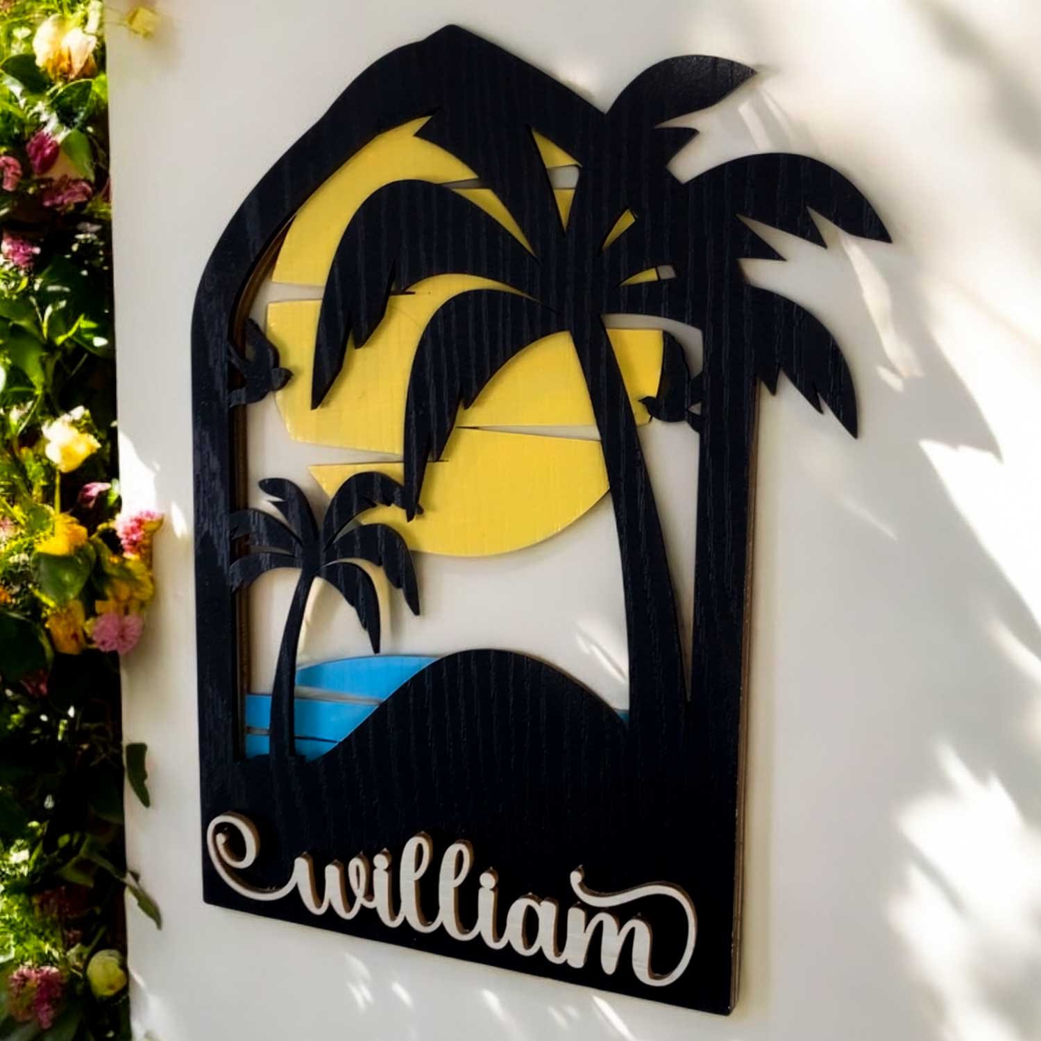 Tree of Life Split Monogram Welcome Sign Laser Cut Files & SVG Files ...