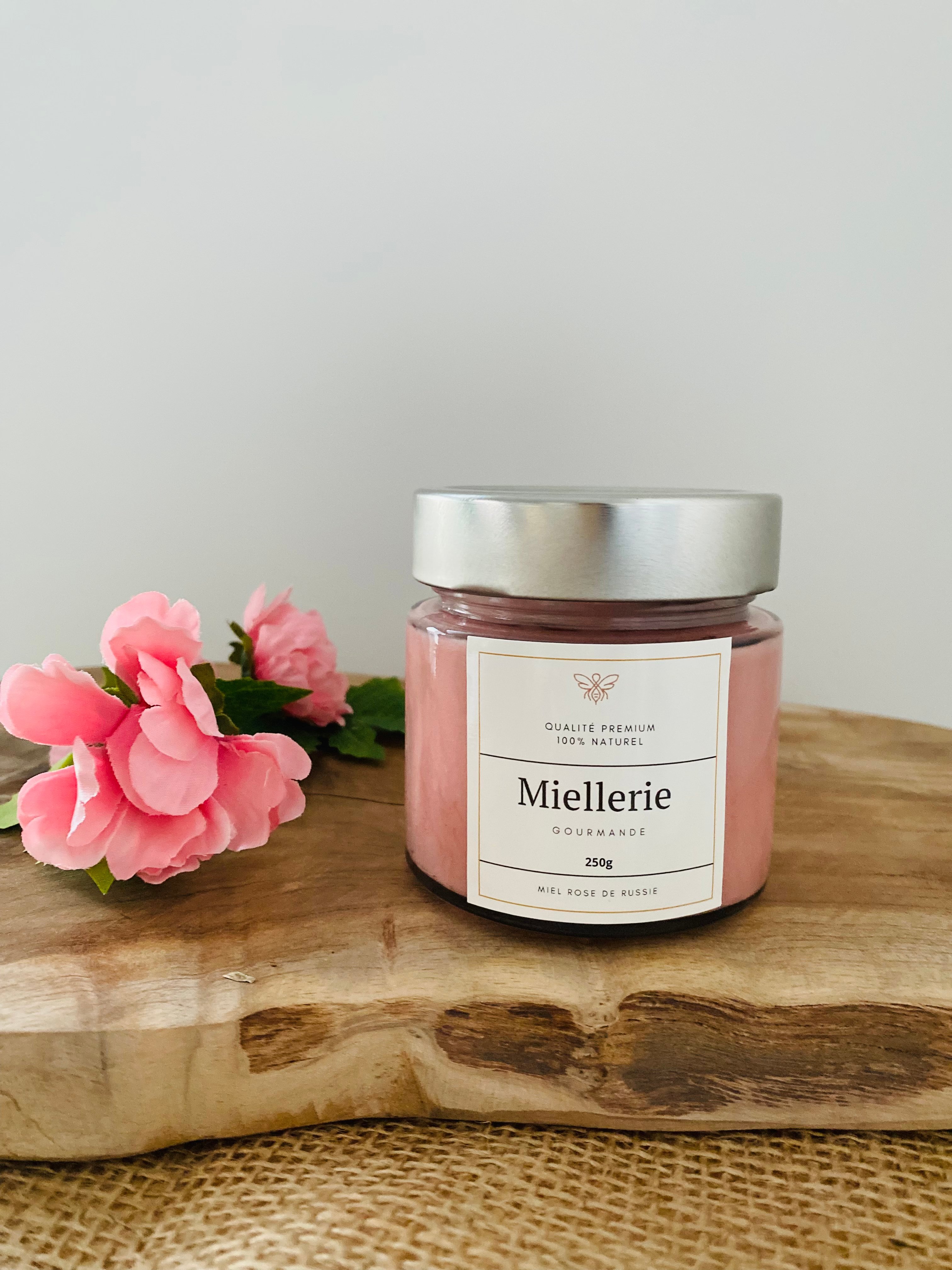 Miel Rose de Russie pot de 250g - Une Explosion de Saveurs et de ...