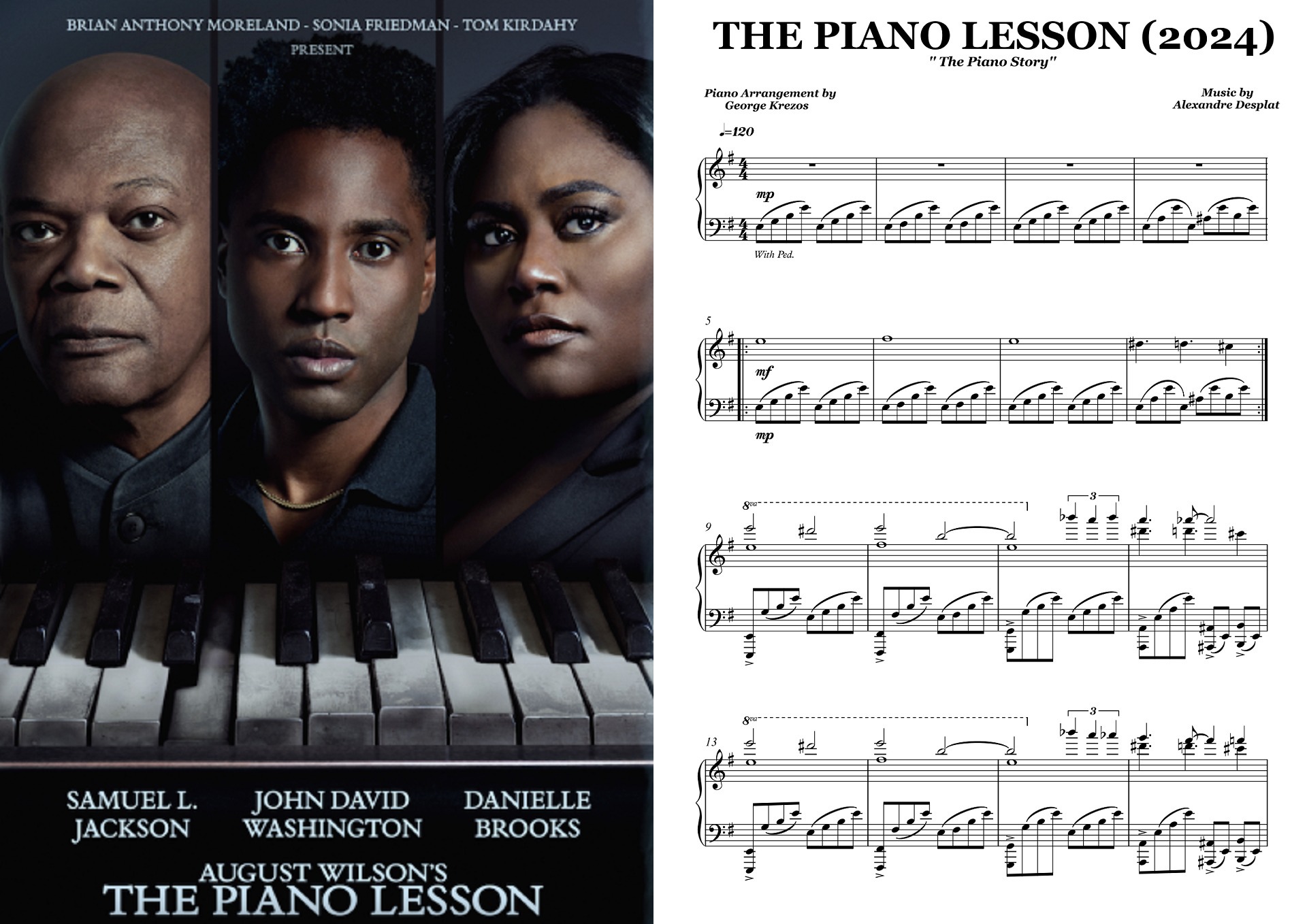 THE PIANO LESSON (2024) The Piano Story - Alexandre Desplat (Piano ...