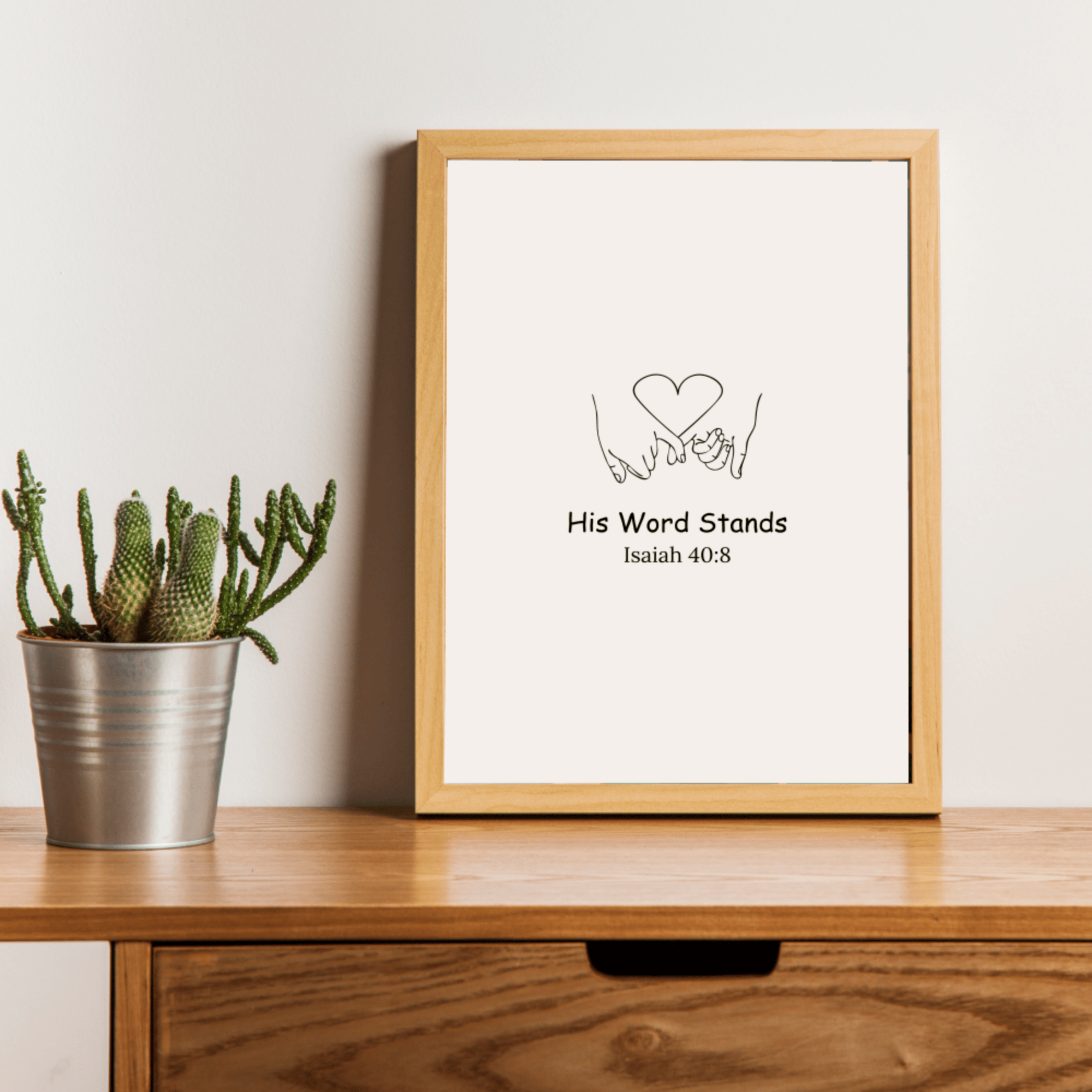 His Word Stands | Christian Wall Art - Payhip