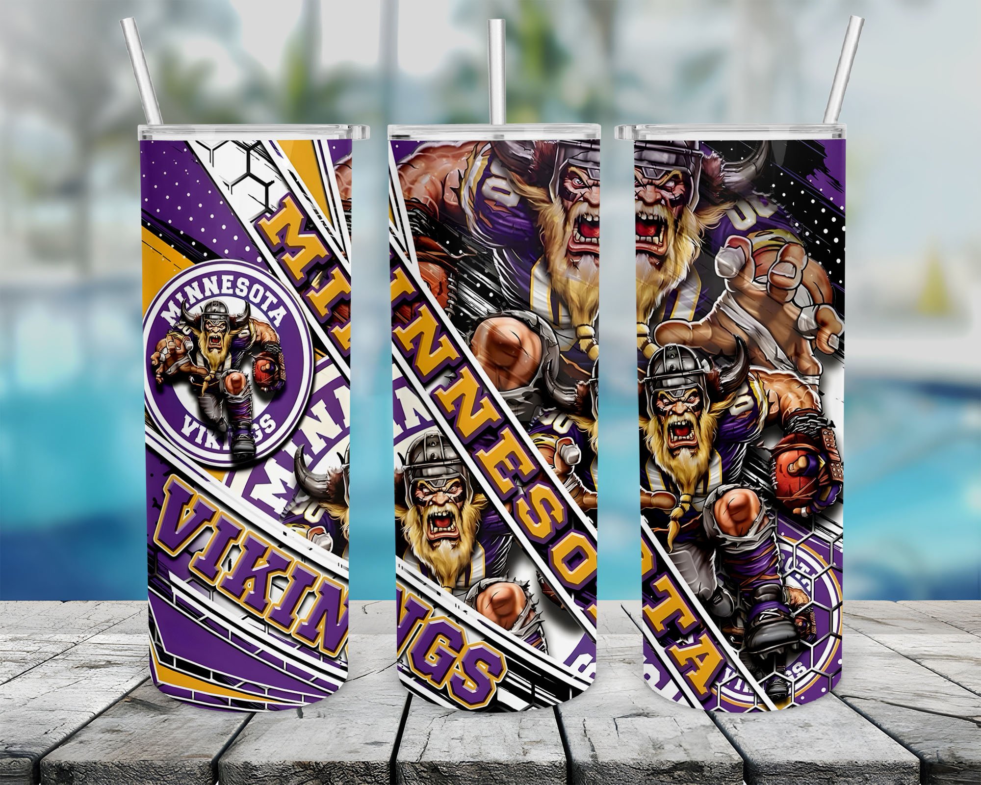 Minnesota Vikings Tumbler Png - NFL 20oz Tumbler Design - American ...