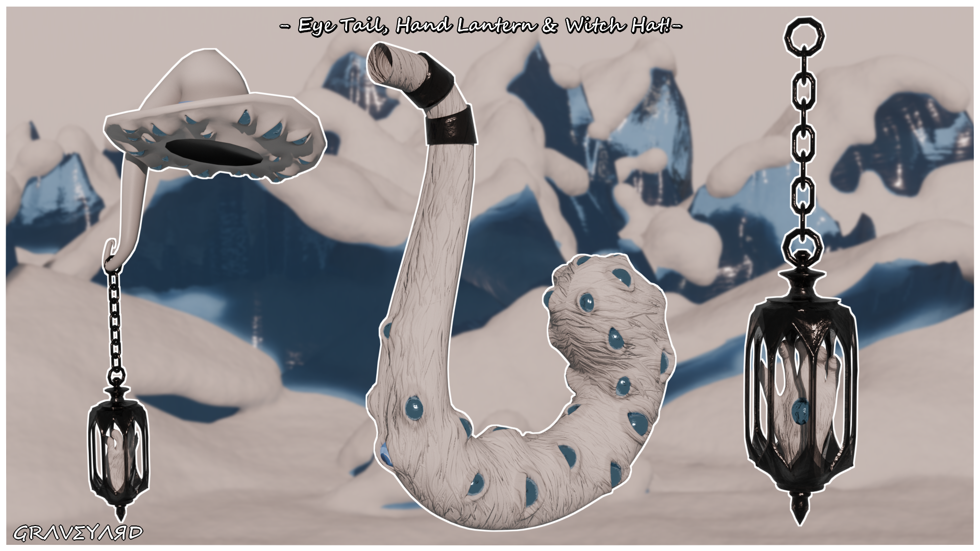 Eye Tail, Hand Lantern & Witch Hat! [Halloween - 2023] - Payhip