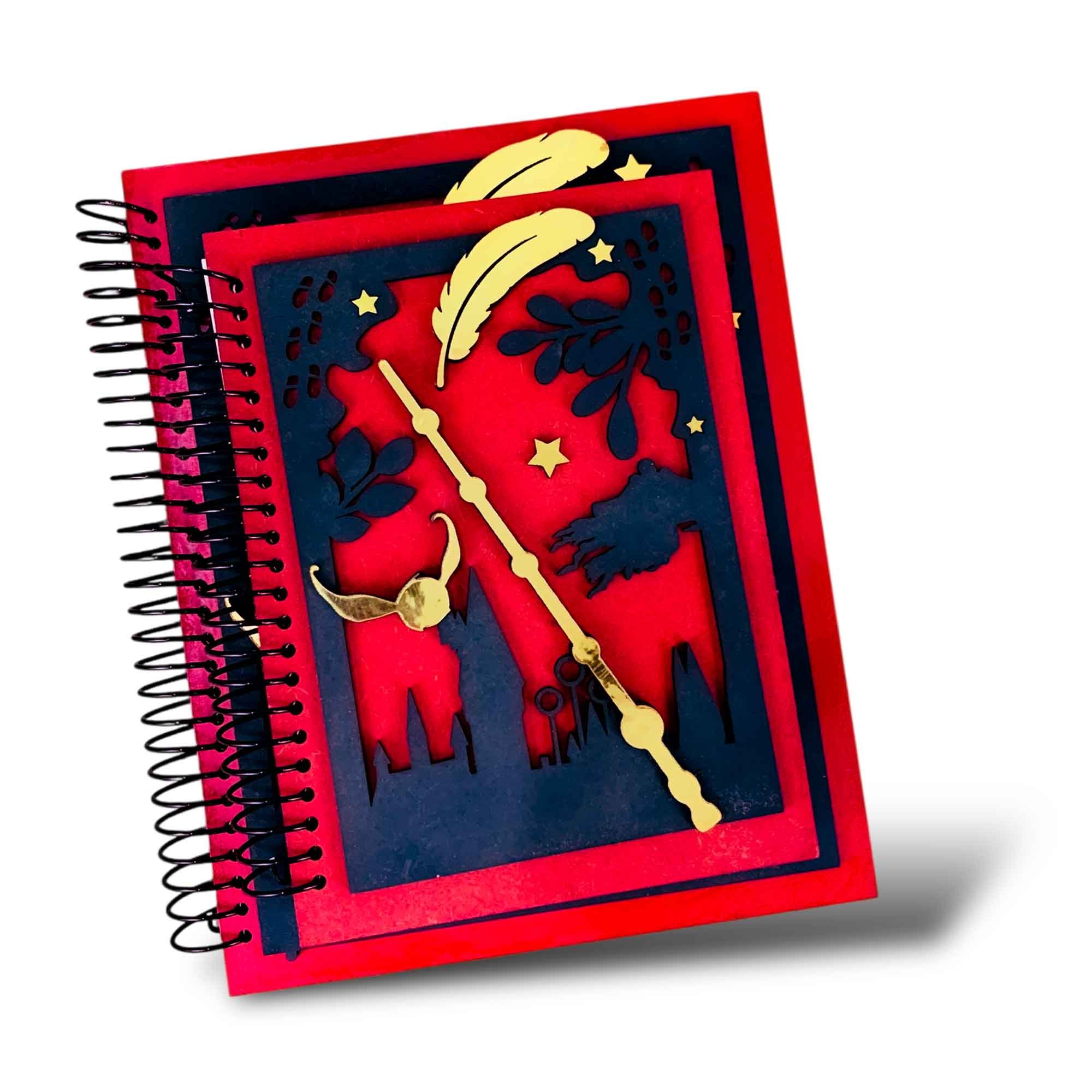 Harry Potter & the Golden Snitch Notebook Journal Cover Laser Cut Files ...