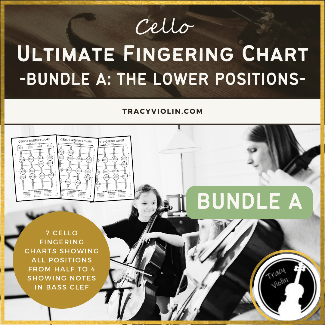 Tracy Violin - Fingering Charts, Cello