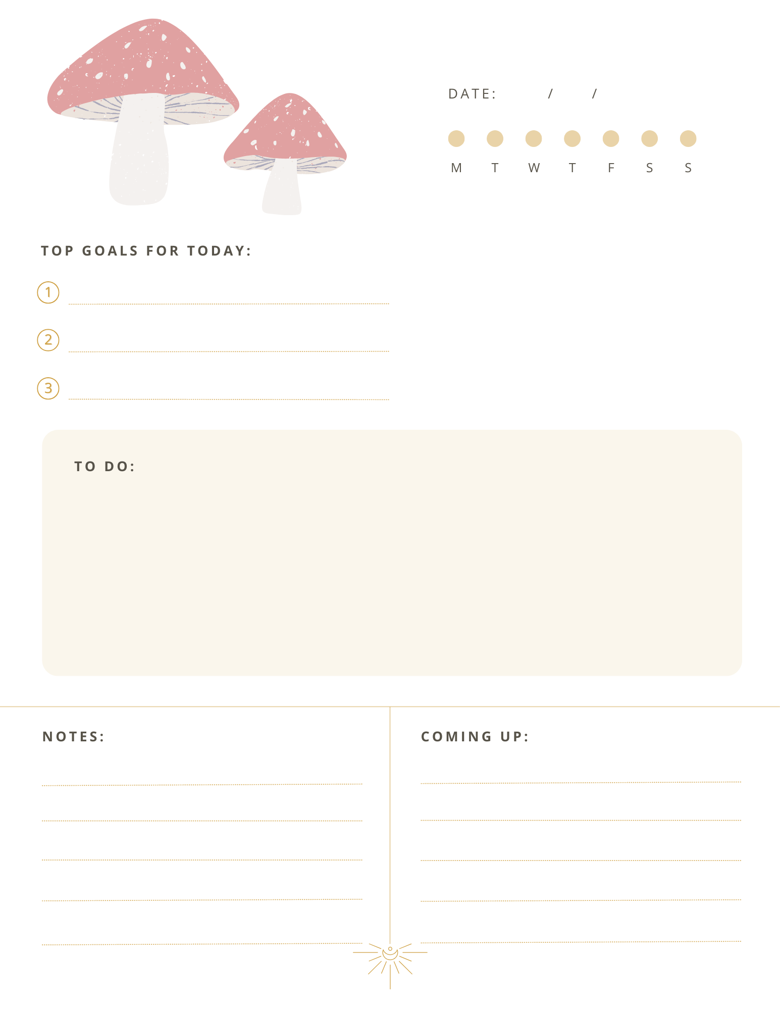 Cottagecore Daily Planner - Payhip