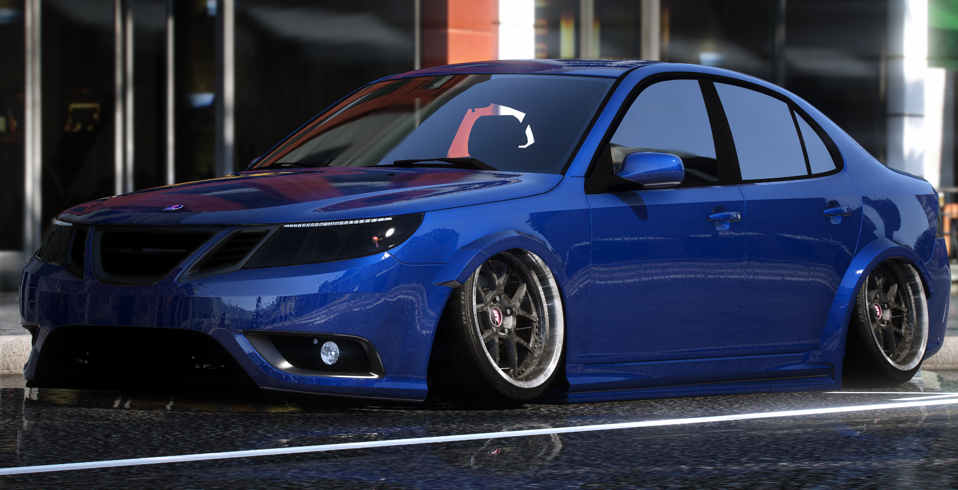 Saab 9-3 Sedan Turbo Stanced Widebody (2JZ Engine Swap 5 Seater) - Payhip