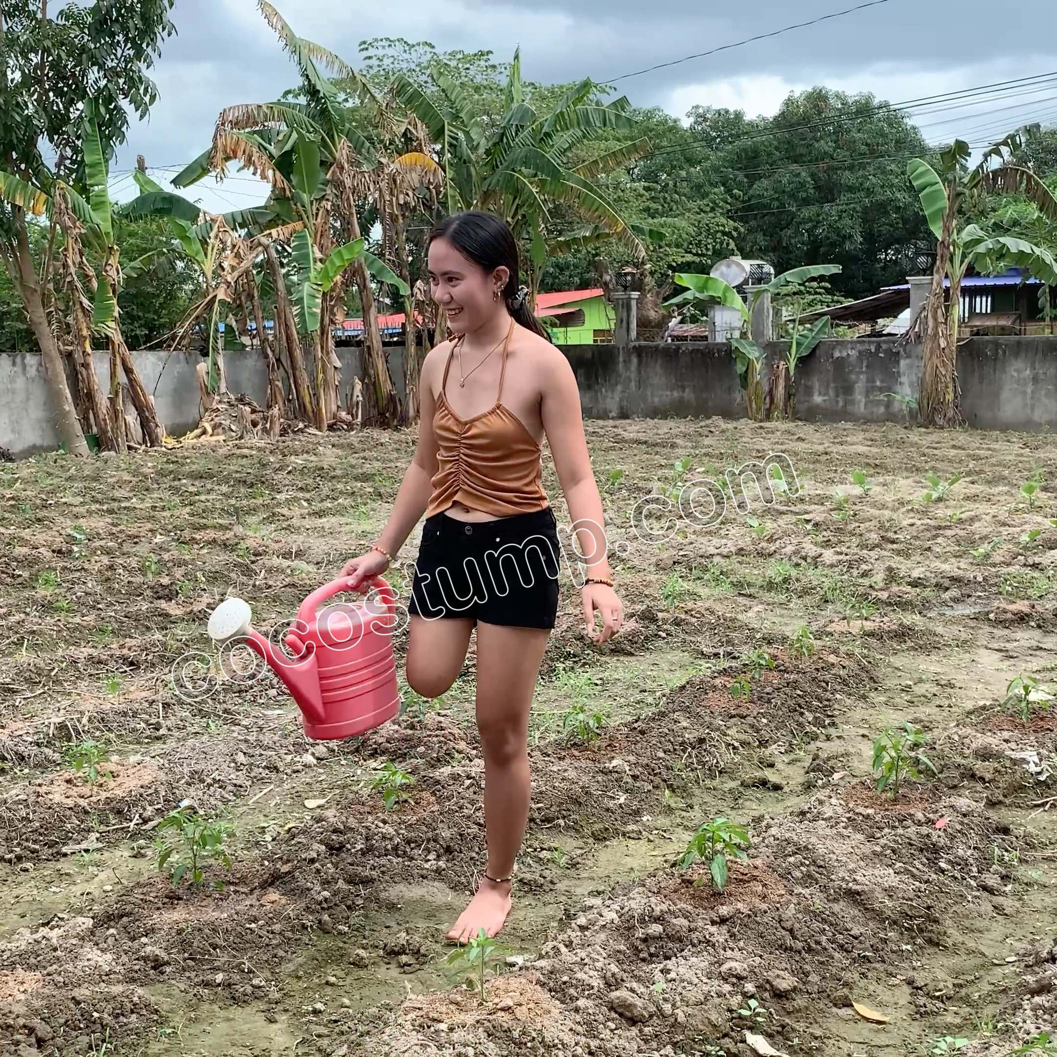 Vanessa watering plants - Payhip