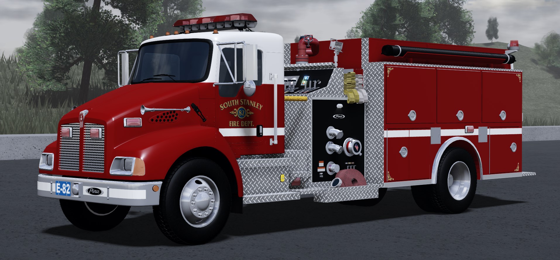 SSFD Truck 82 | Kenworth Top Mount Pumper Tanker - Payhip