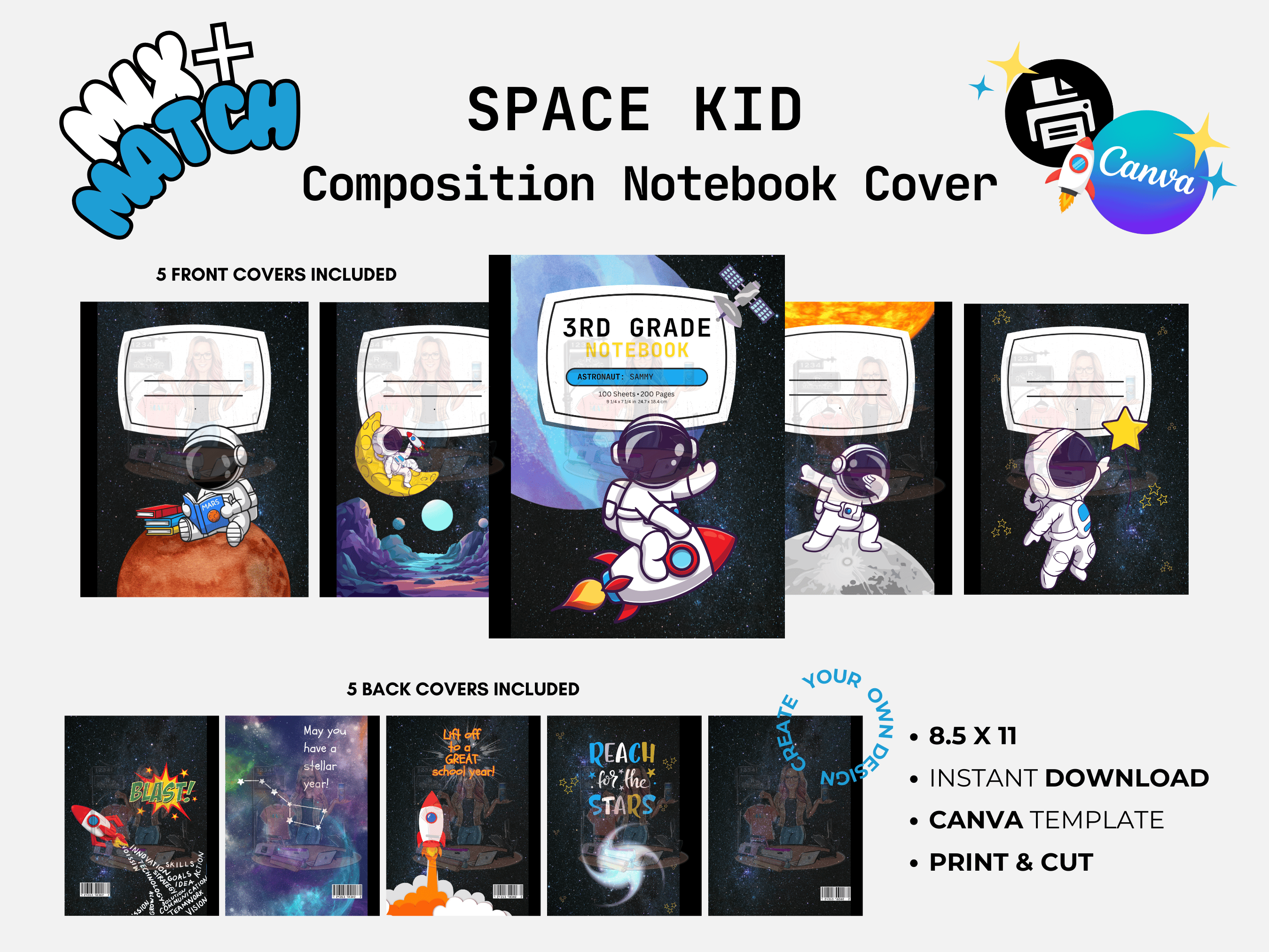 Space Kid Composition Notebook