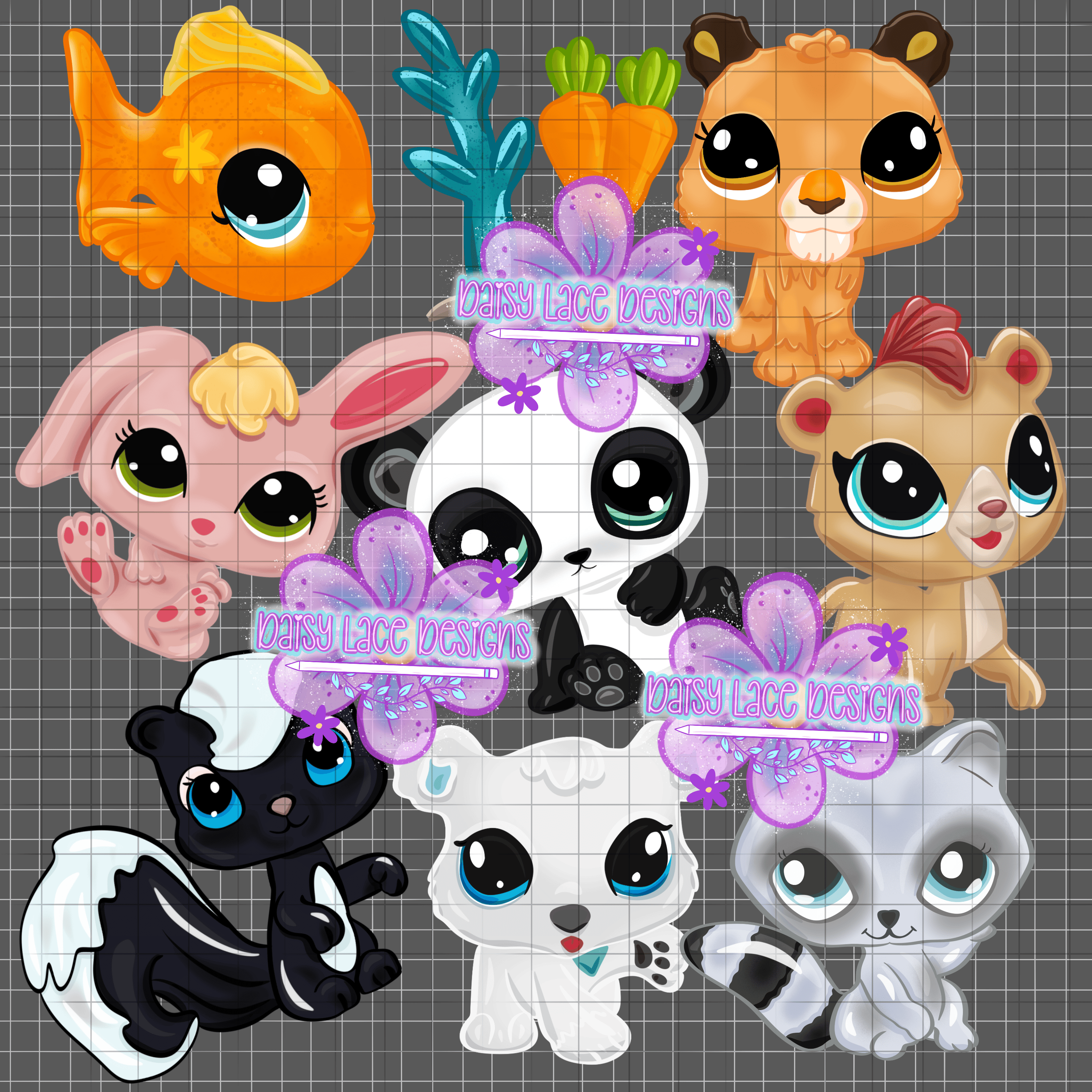 Animal Cuties Clipart - Payhip