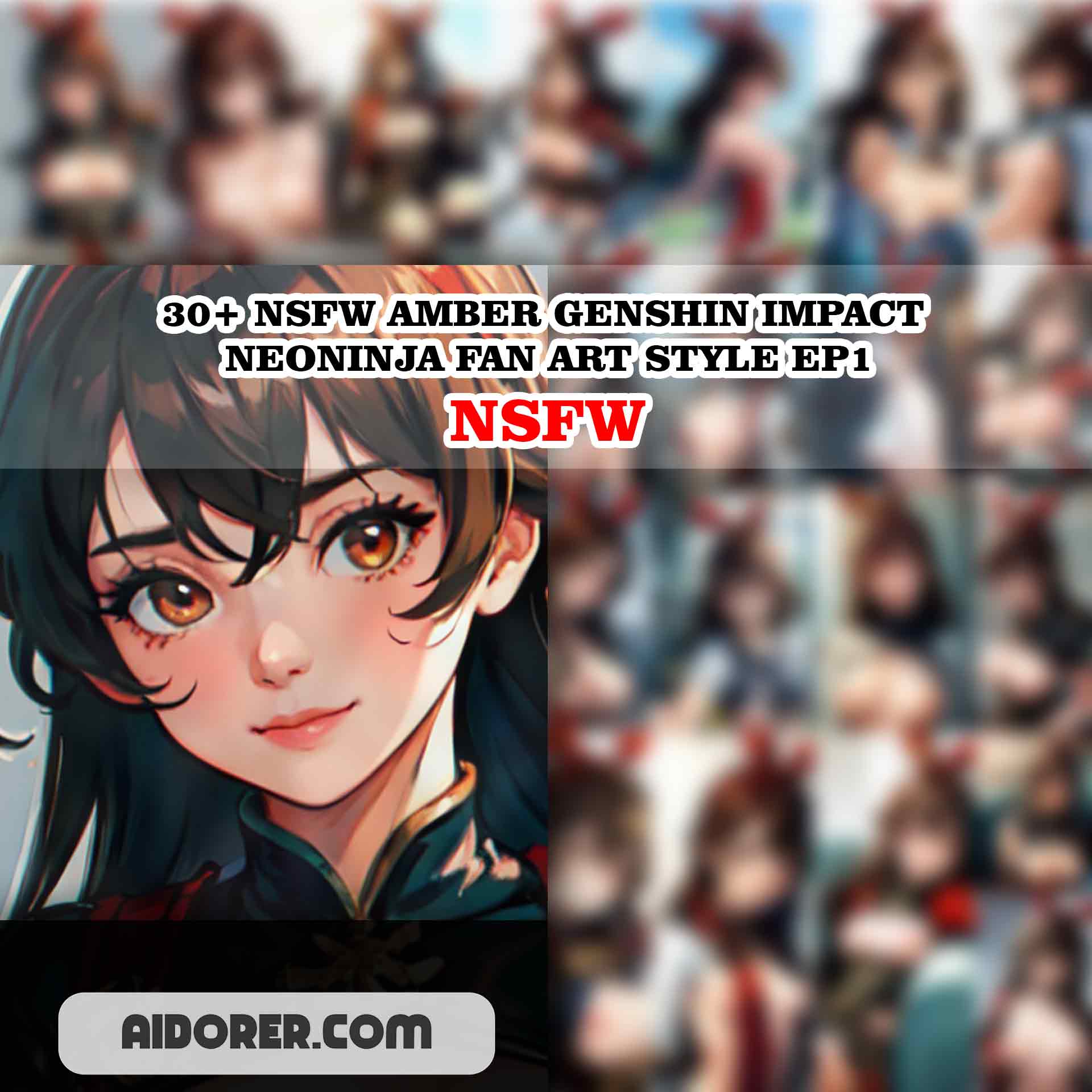 31 AMBER GENSHIN IMPACT NEONINJA FAN ART STYLE EP1 - Payhip