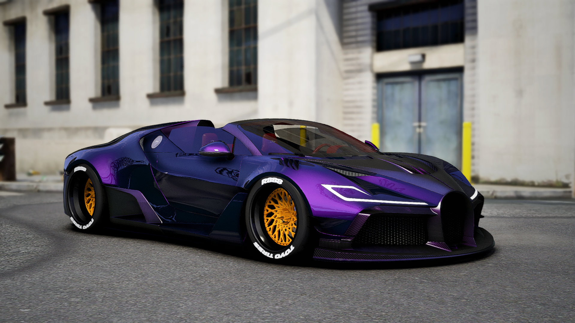 (Debadged) Bugatti Divo Rain Prisk Concept Custom Sound