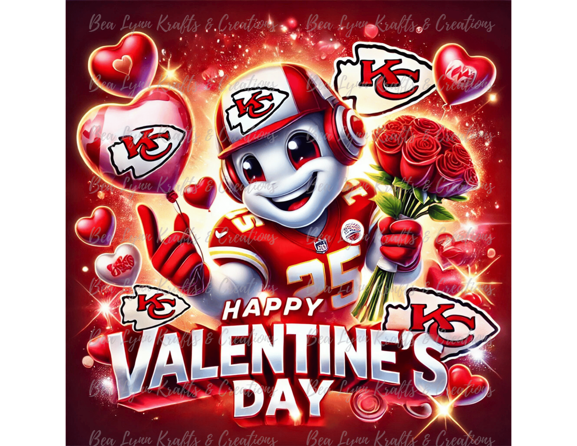 Valentine's Day Transparent PNG Digital Download - Kansas City Chiefs ...