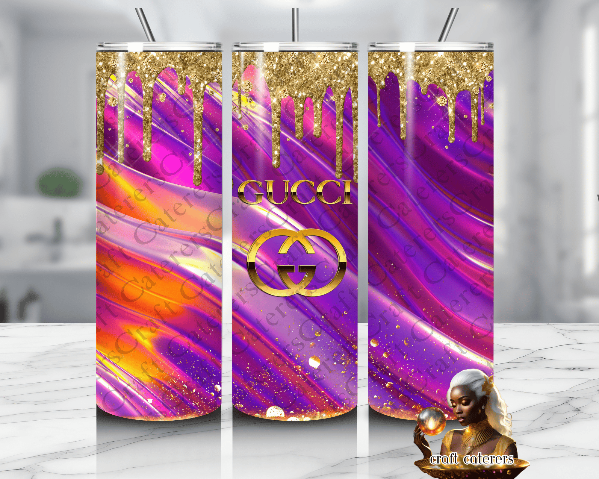 Gucci Multi Color - Tumbler Wrap - Payhip
