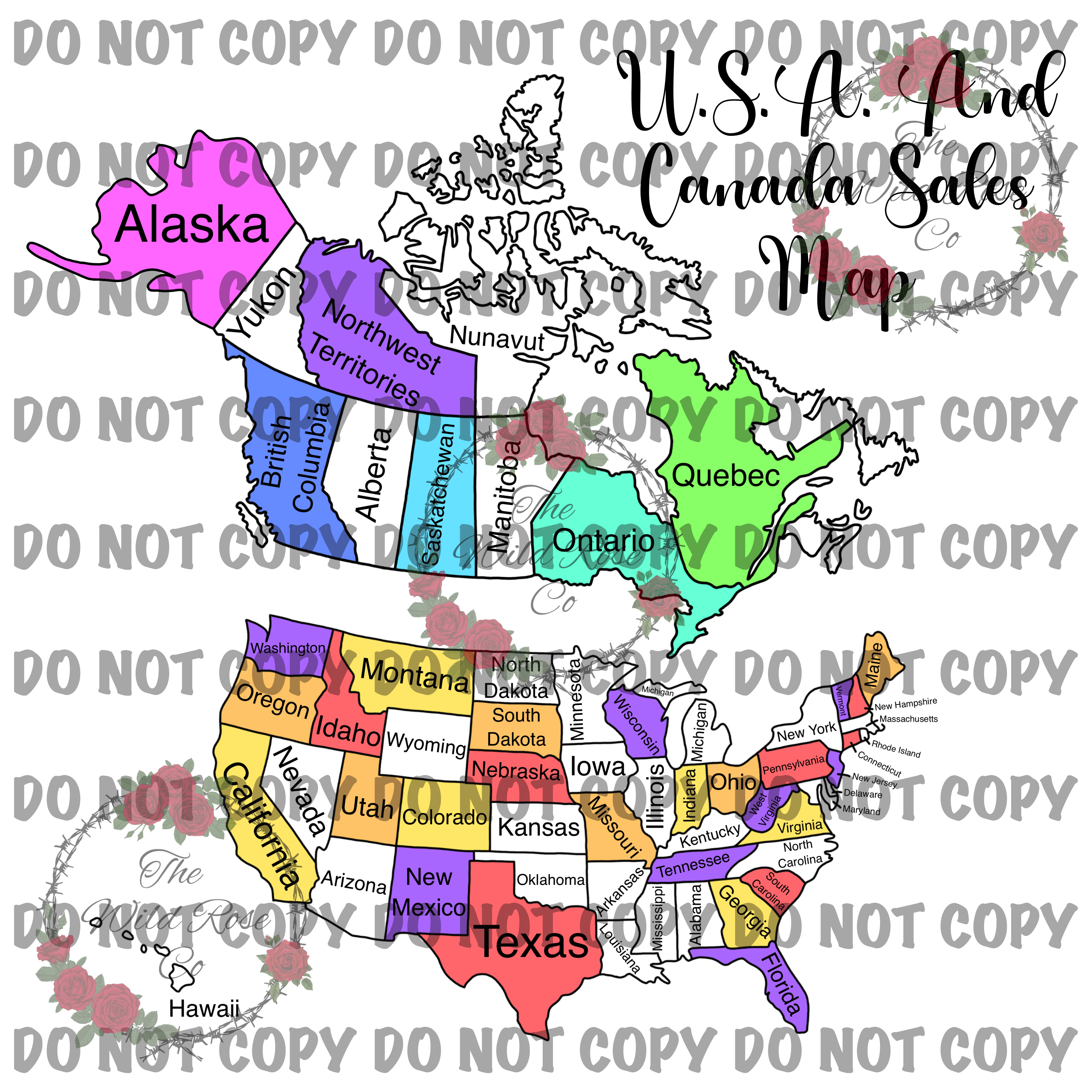 US & Canada Sales Map - Payhip