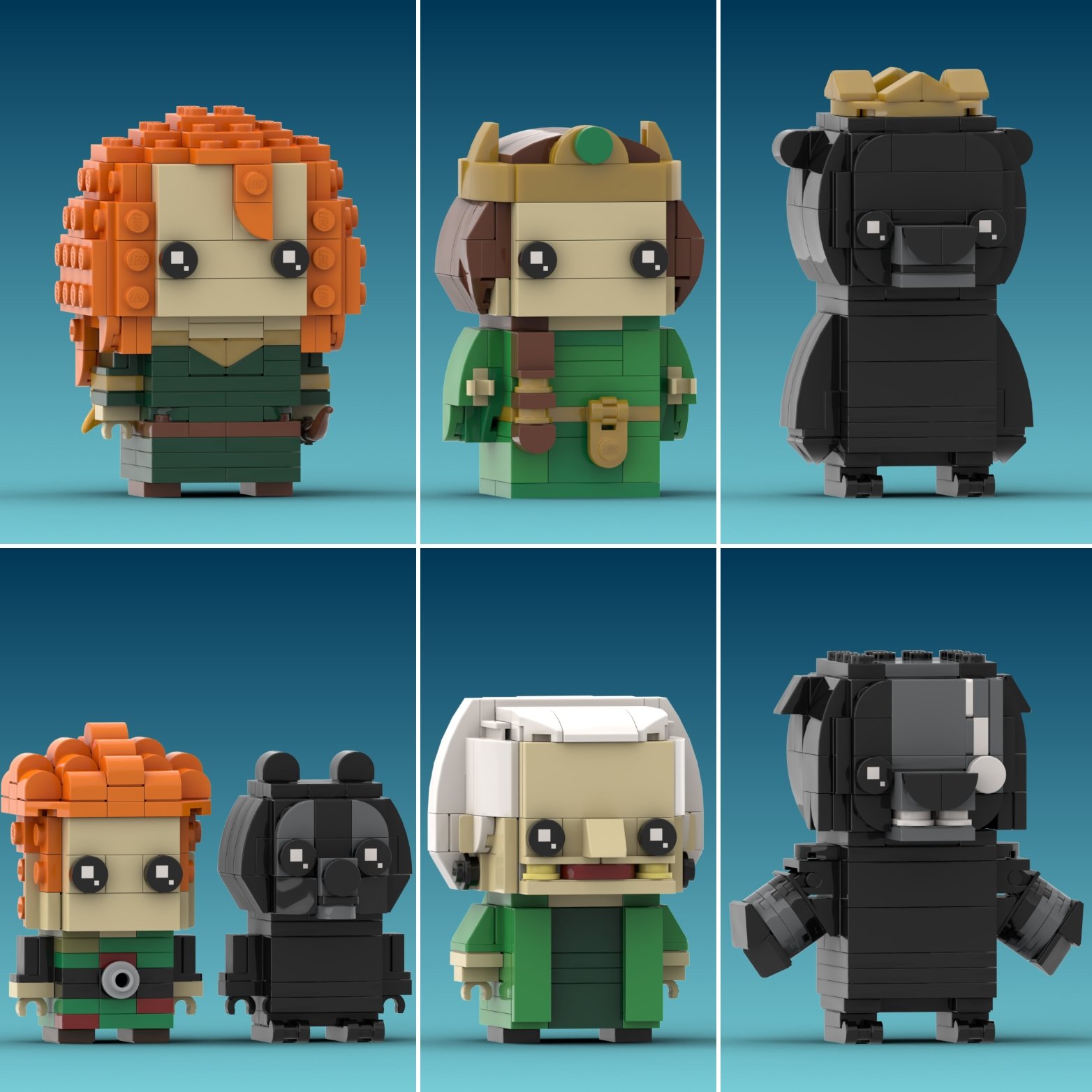 "Brave" Brickheadz Collection - Payhip