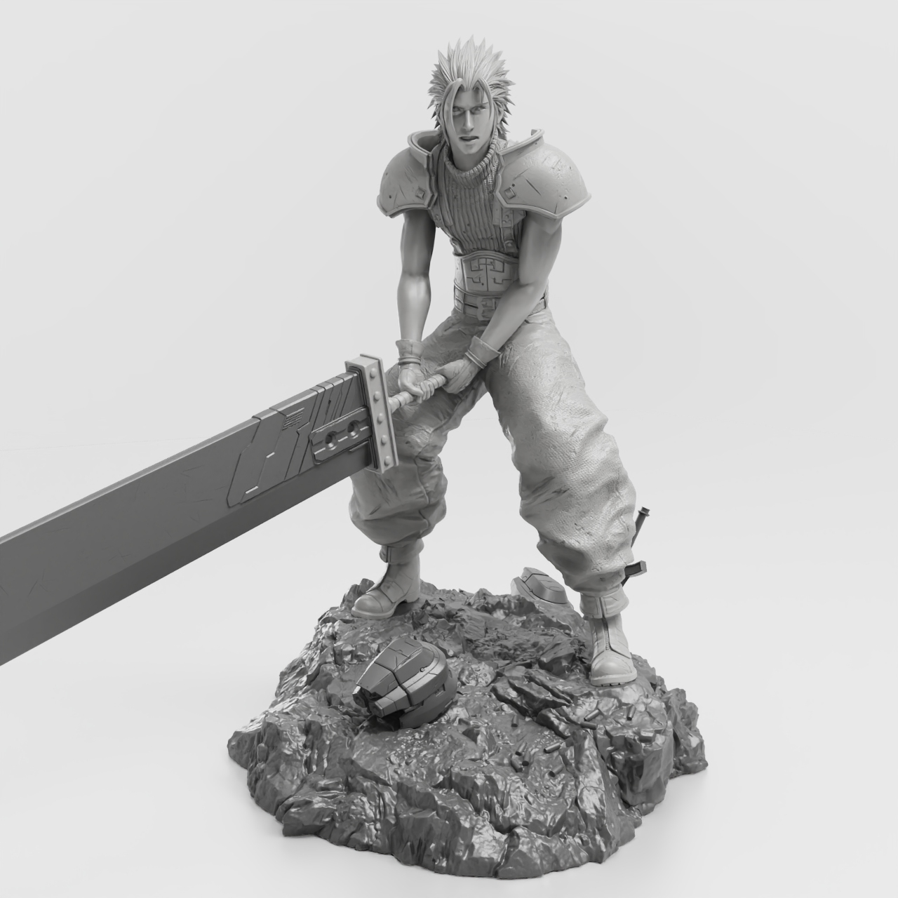 Zack Fair - Final Fantasy, STL 3D model design printable file - Payhip