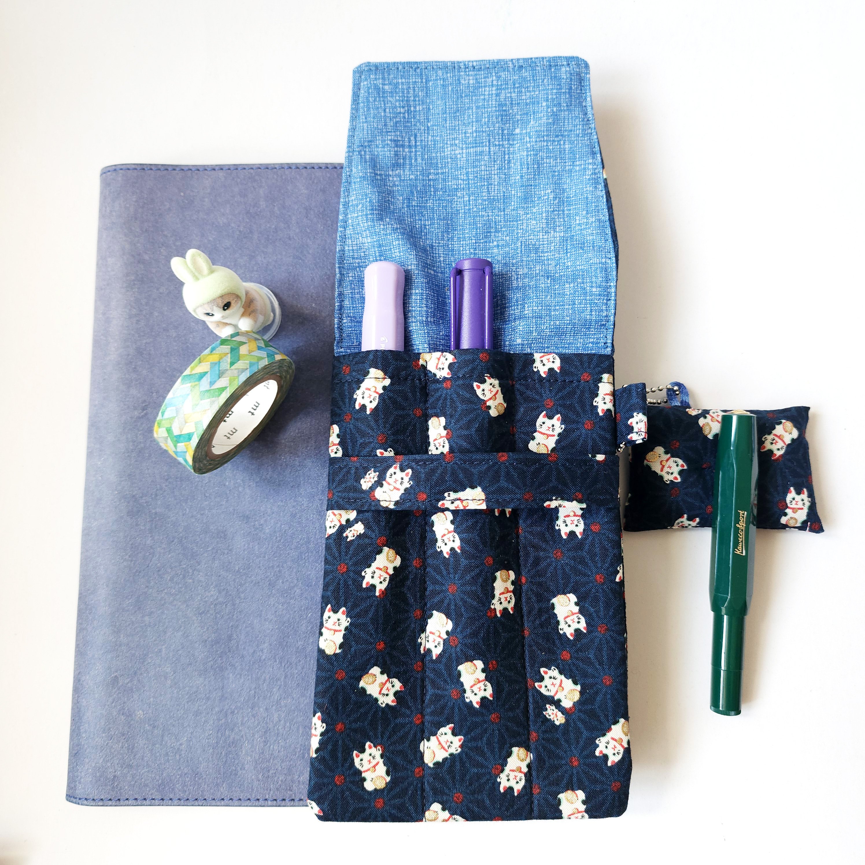 BouSidesign - Triple Fountain Pen Pouch - Payhip