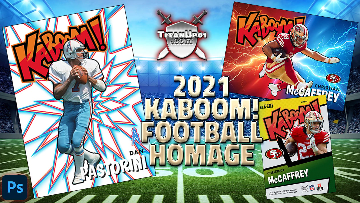2021 KaBoom! Football Homage Photoshop PSD Templates