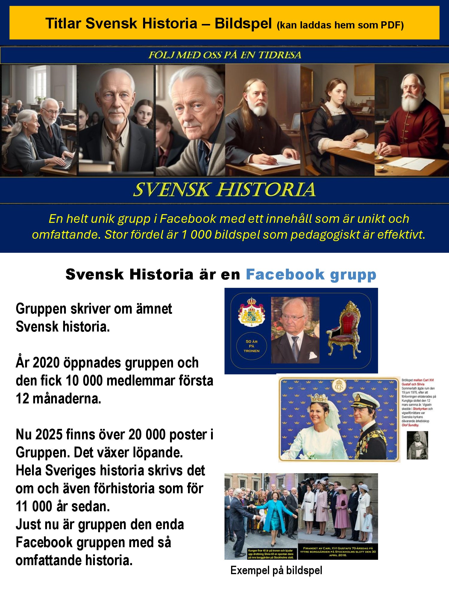 Svensk historia titlar för bildspel - Payhip