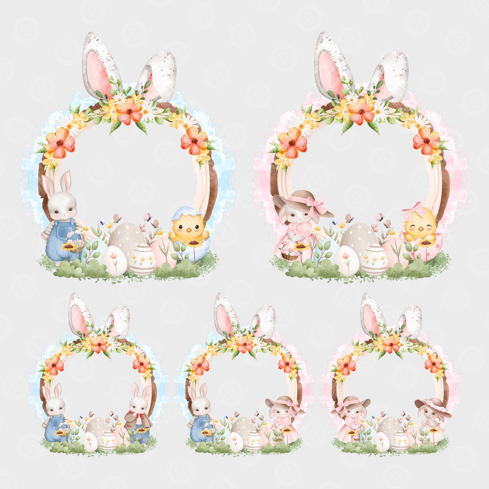 Cute Easter Photo Frames Bundle - Payhip