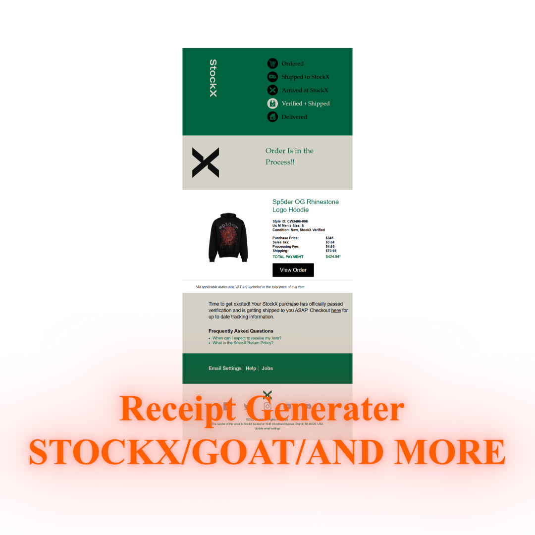 receipt generator - Payhip