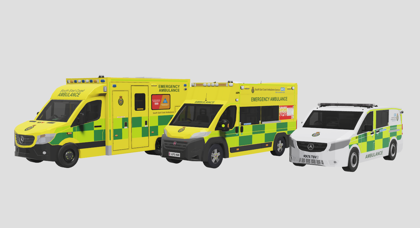 Ambulance Vehicle Starter Pack (South East Style)