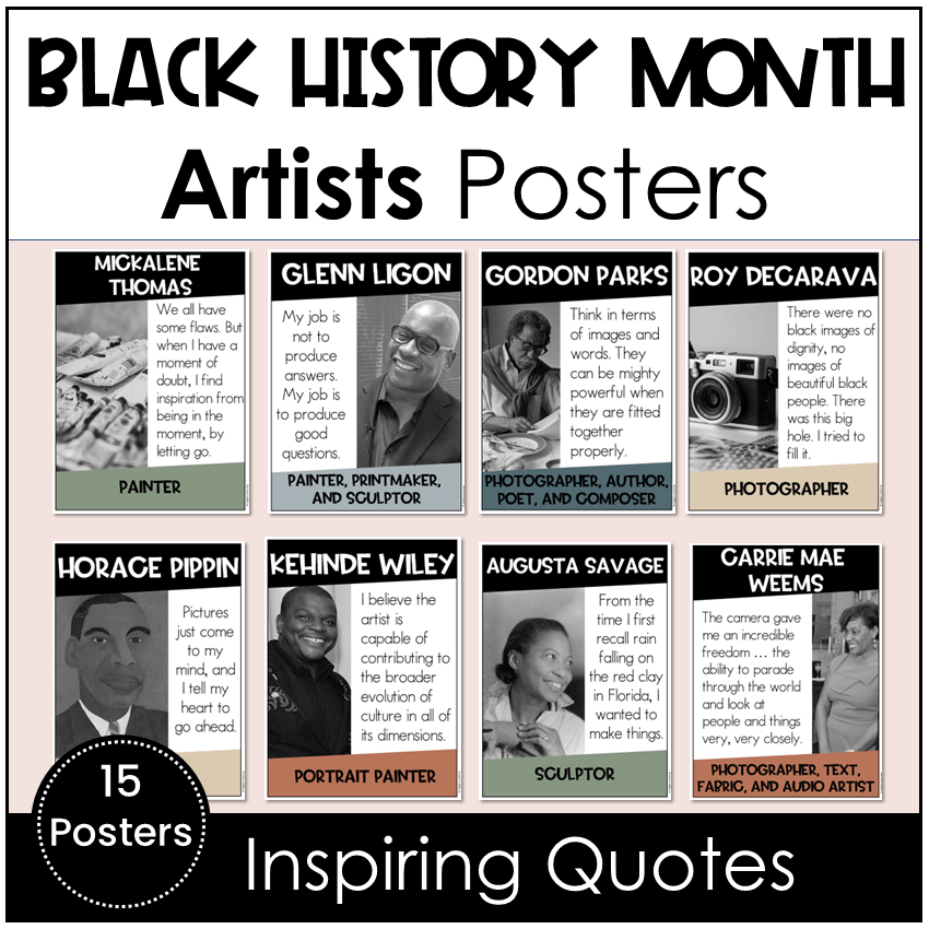 Black History Month Famous Britons Posters British Icons Printable ...