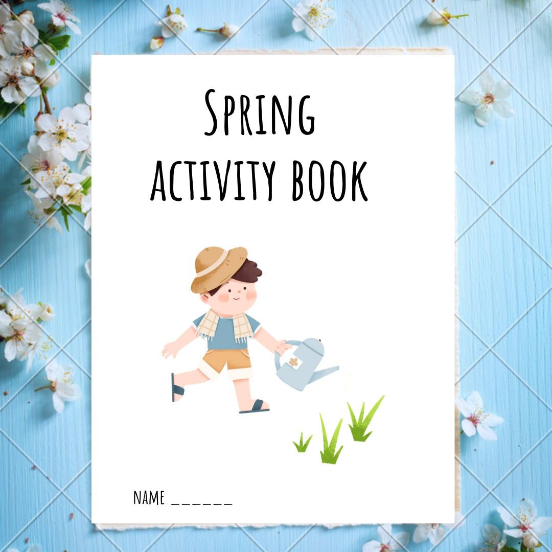 Colourful Cute Fun Spring Activity Book For Kids - Payhip