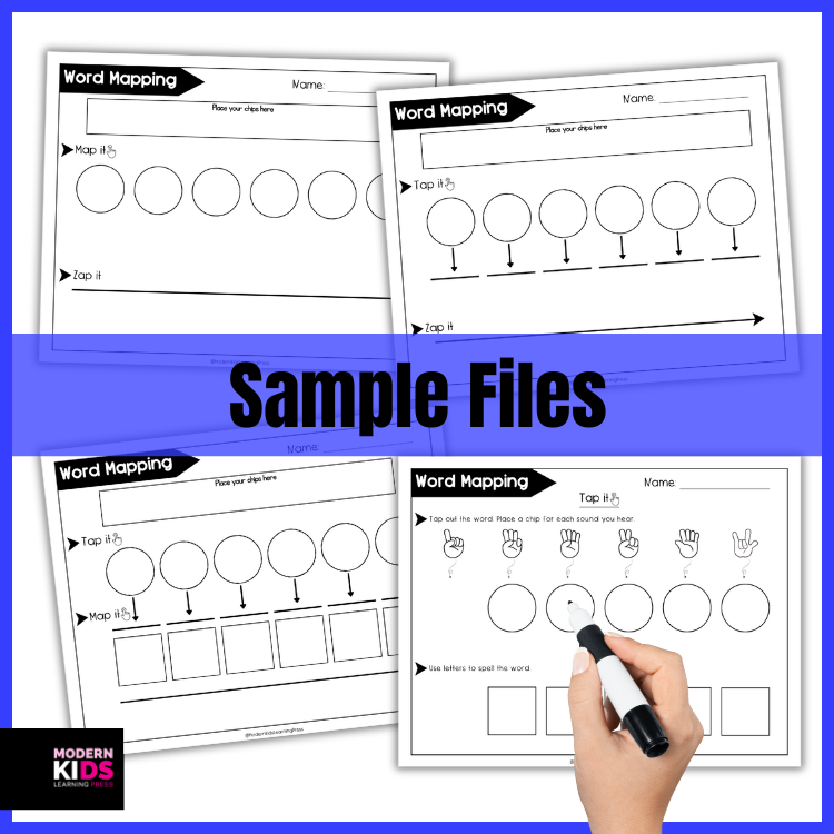 Tap it, Map it, Zap it, Graph it - Word Mapping | Phonemic Awareness ...
