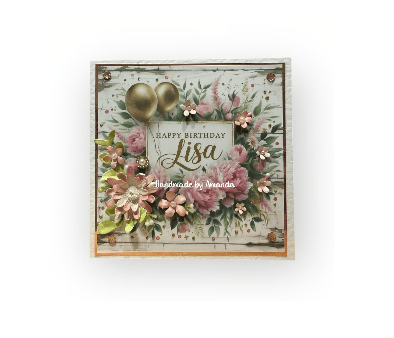 Celebrate in Style: Handmade 'Happy Birthday Lisa' Card with Our New ...