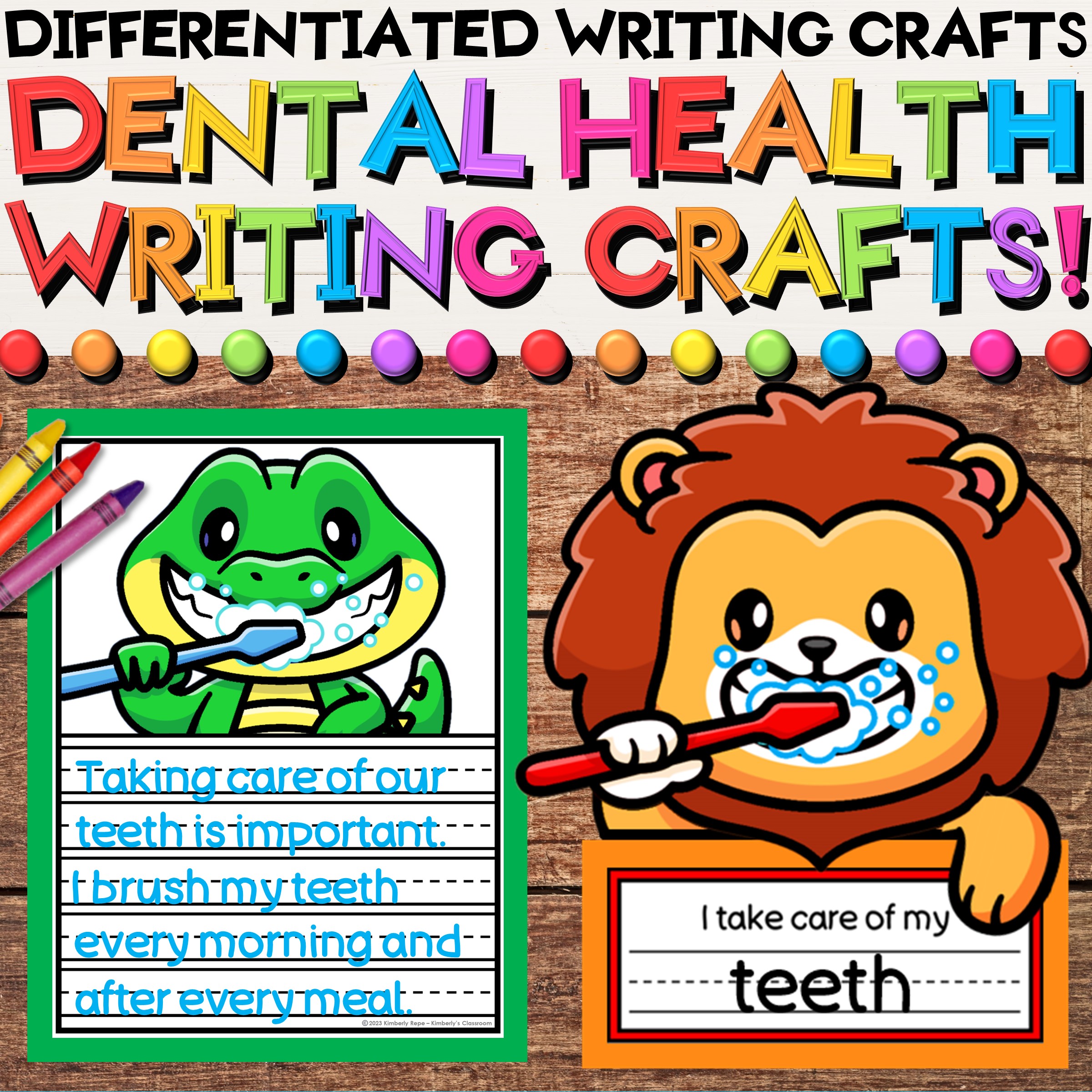 Dental Health Math & Literacy Task Cards - Hygiene, Alphabet & Shapes ...