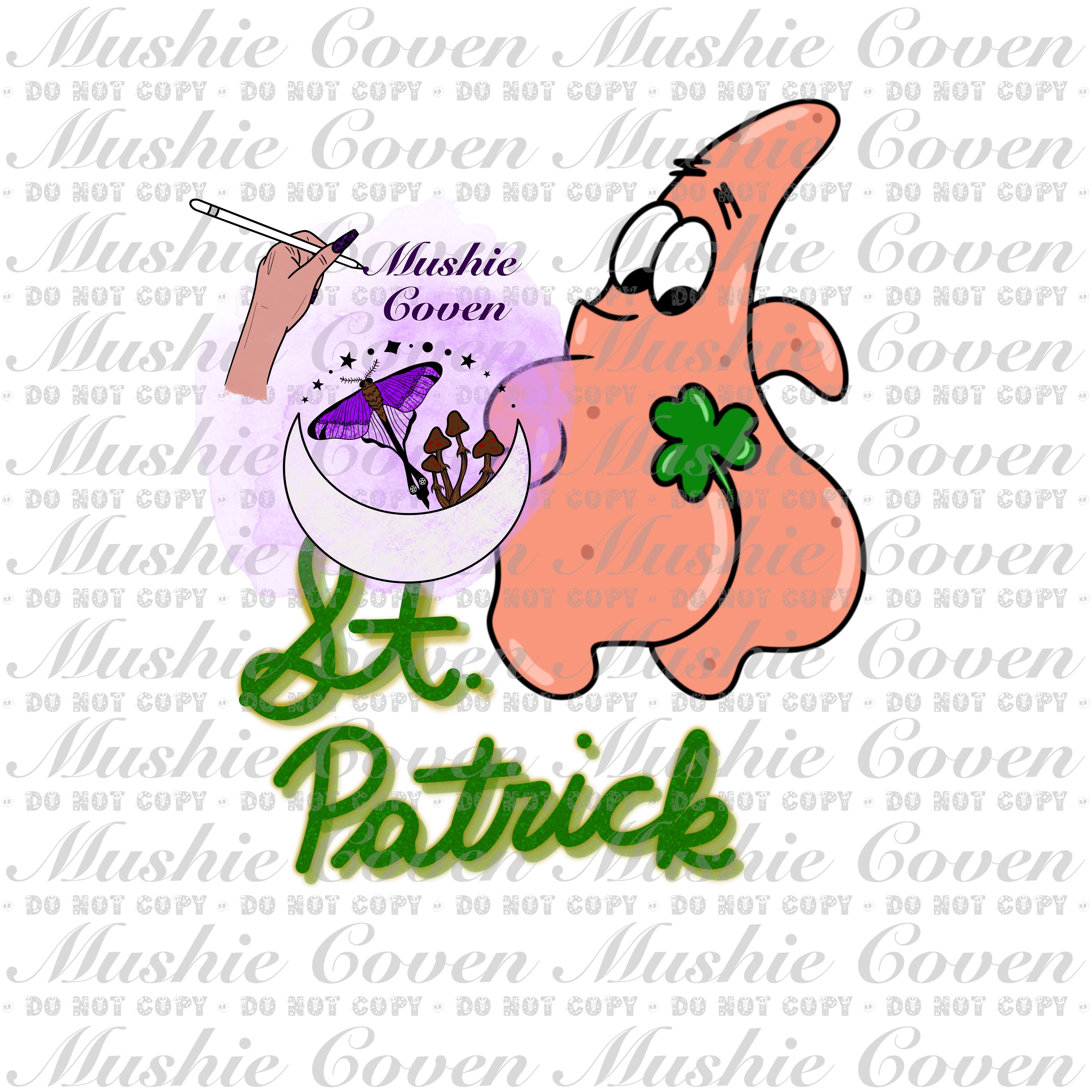 St. Patrick Butt PNG Hand Drawn - Payhip