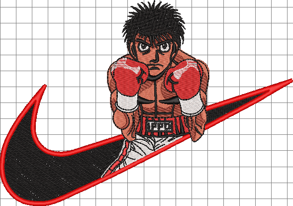 Hajime no Ippo Embroidery Designs Project - Payhip