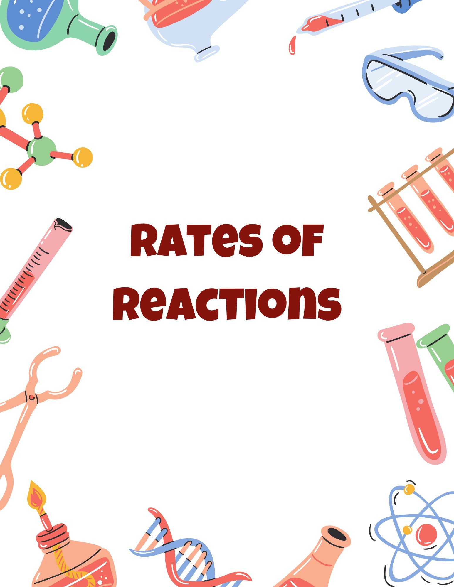 A Level Chemistry - Rates of reactions flashcards - Payhip