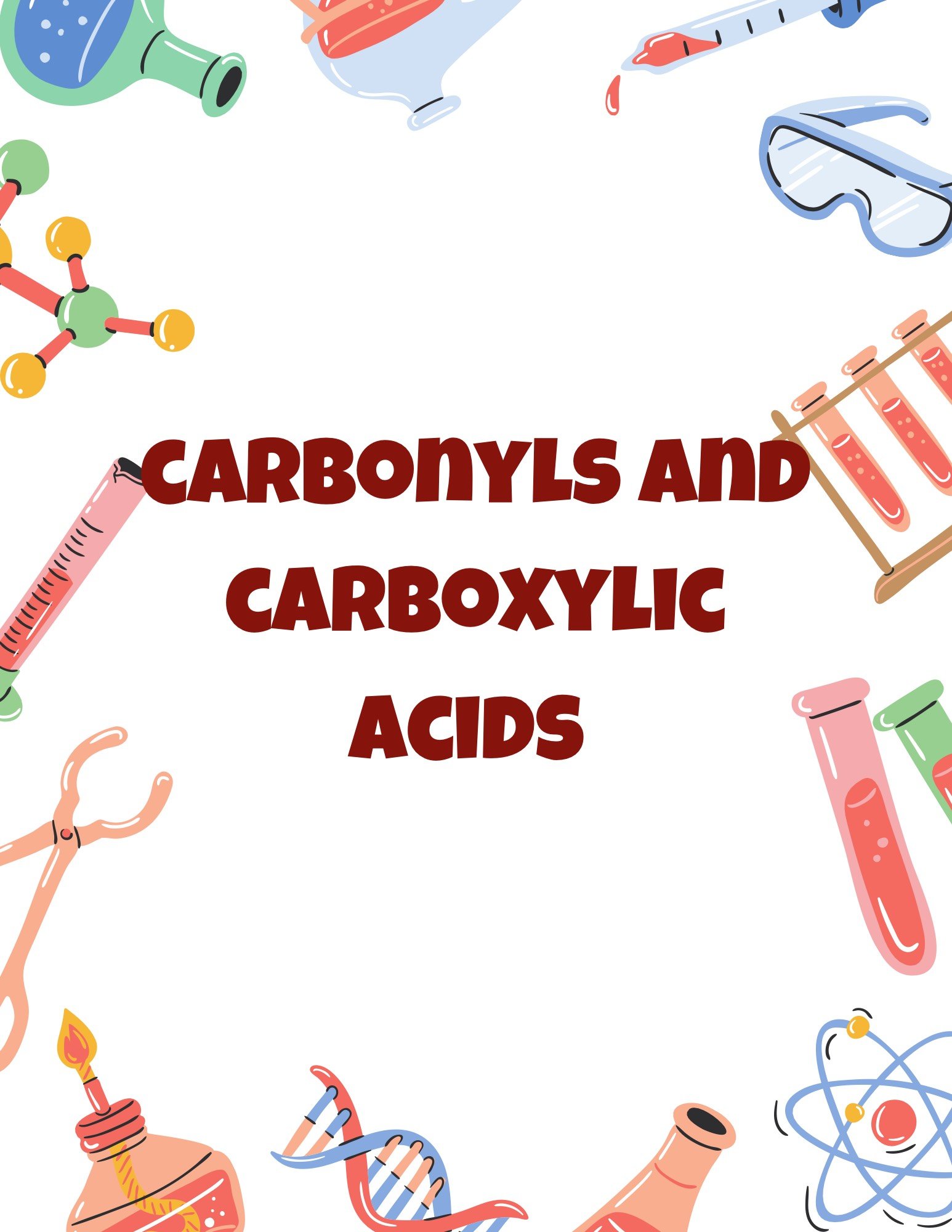 A Level Chemistry - Carbonyls and carboxylic acids flashcards - Payhip