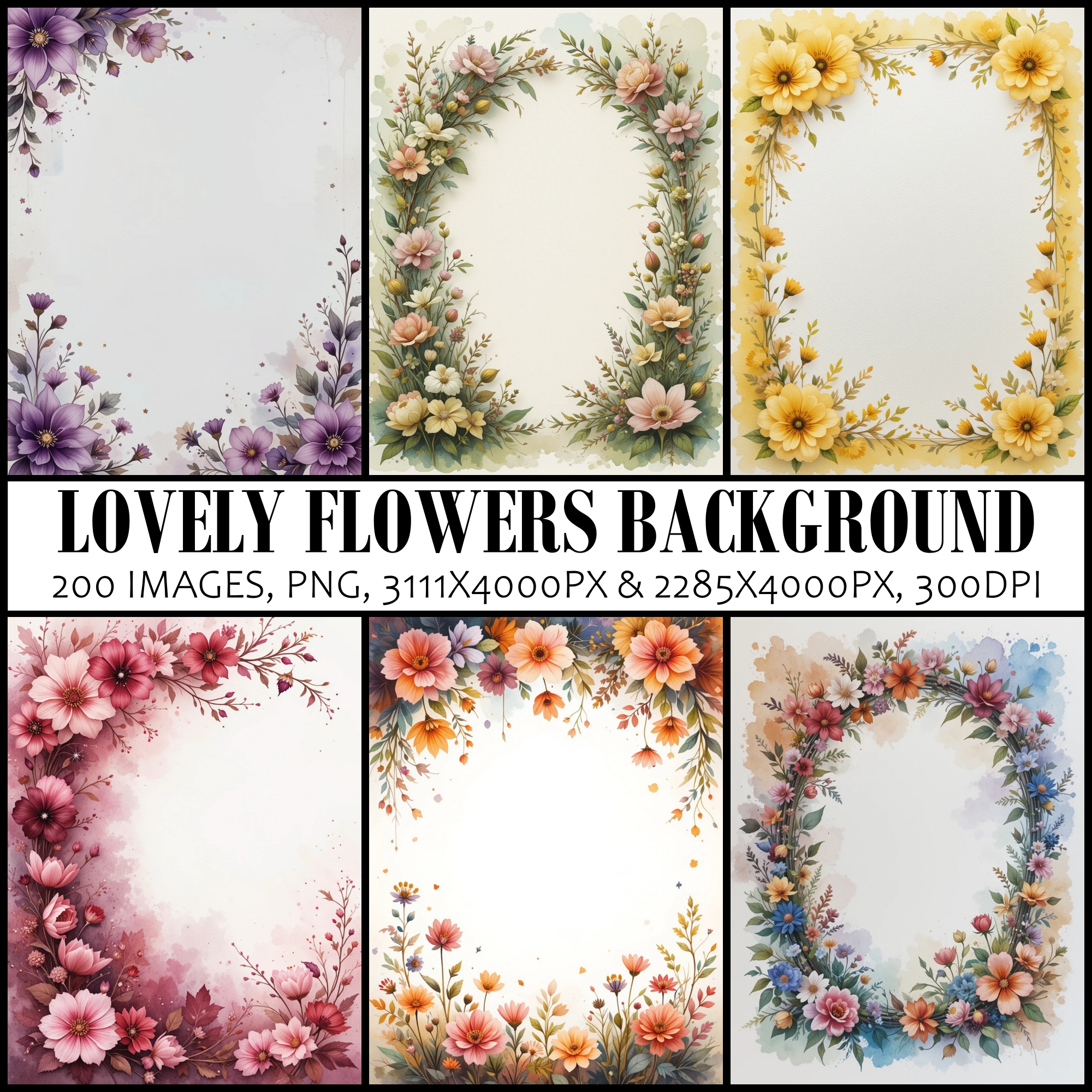 Lovely Flower Background - Payhip