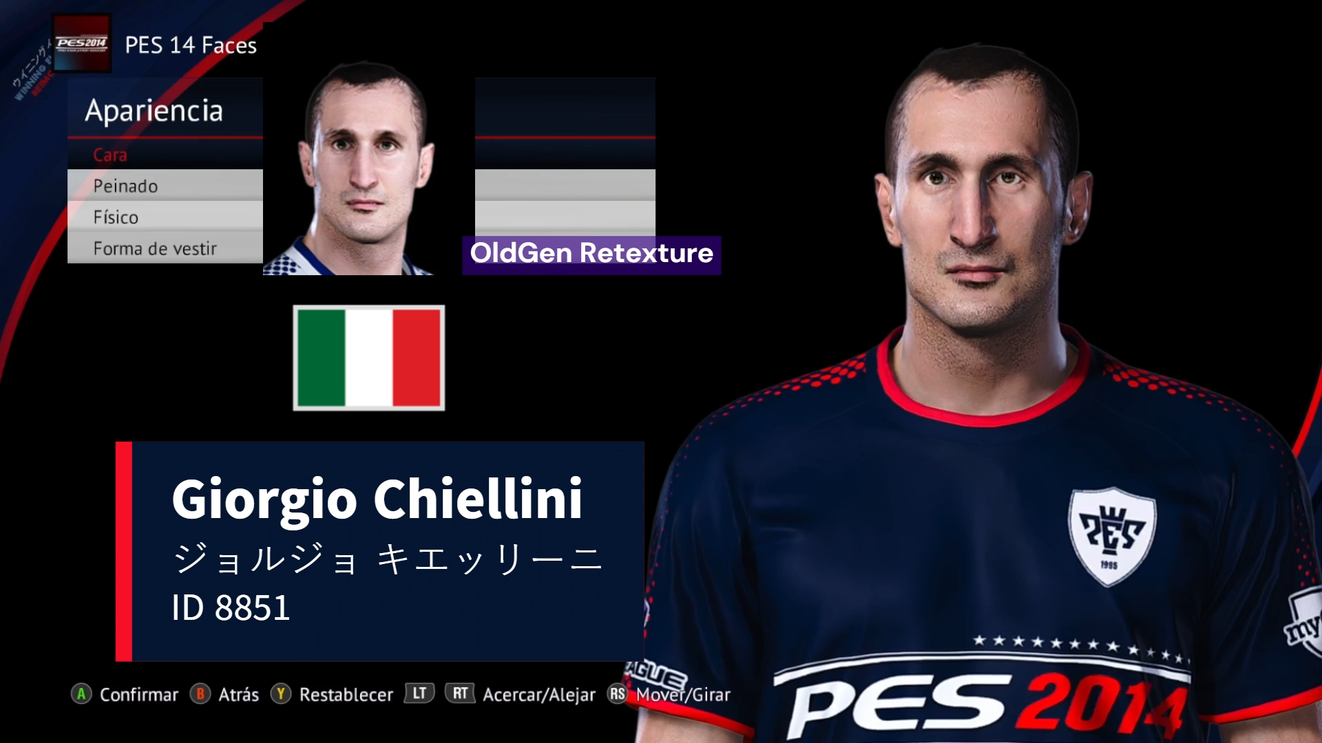 Giorgio Chiellini • PES 2014 Base Faces - Payhip