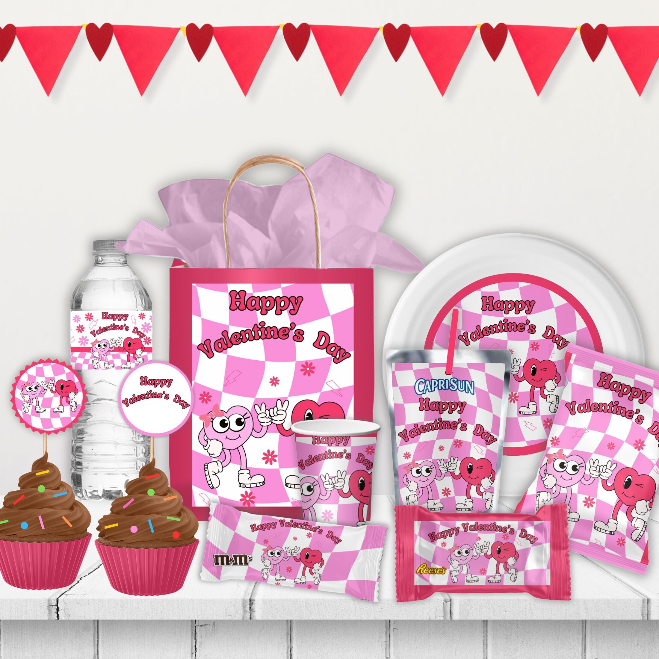 Retro Valentine's Day Kit - Templates - Payhip