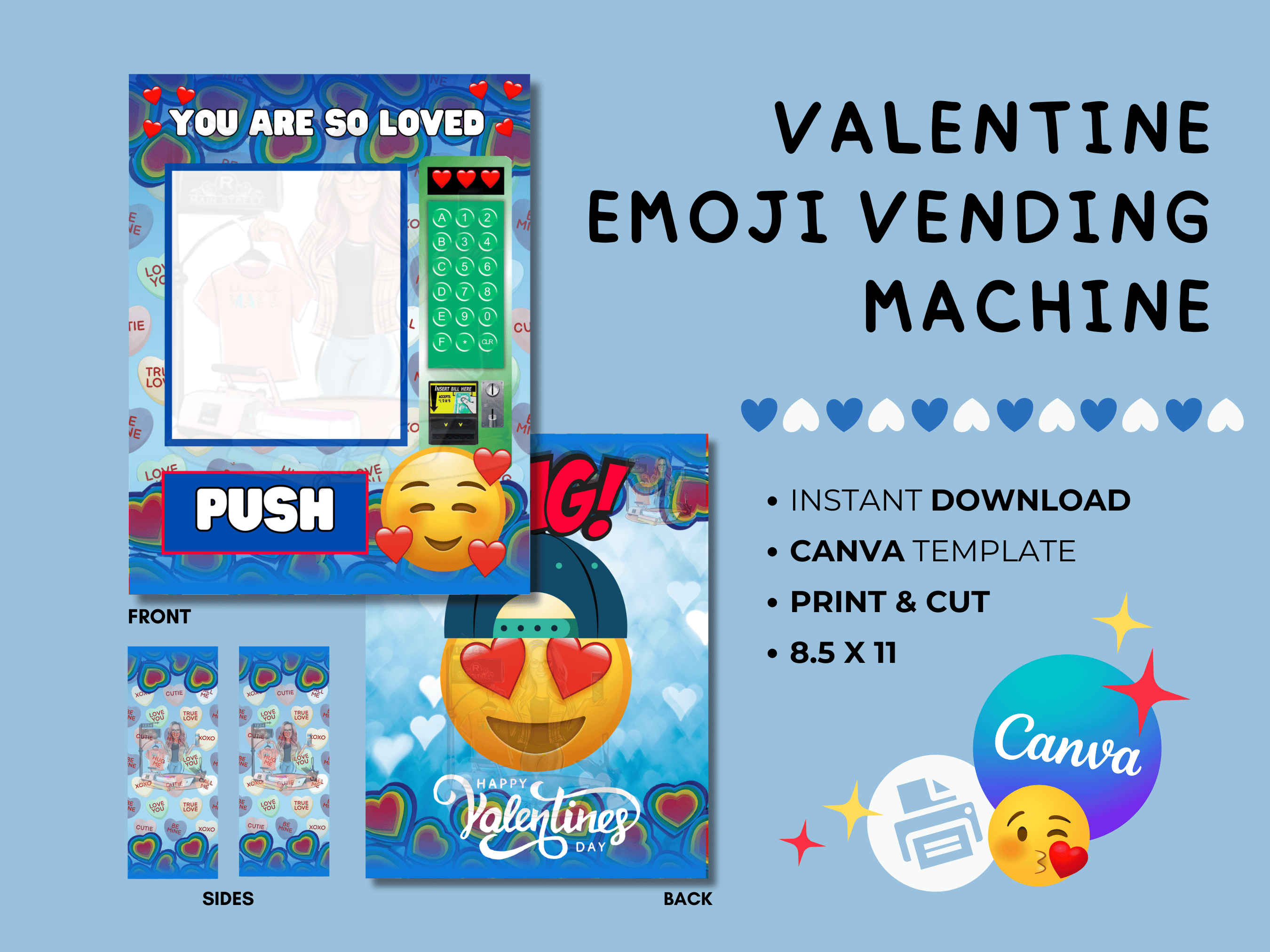 Rosie's Customs Digitals - Valentine Vending Machine