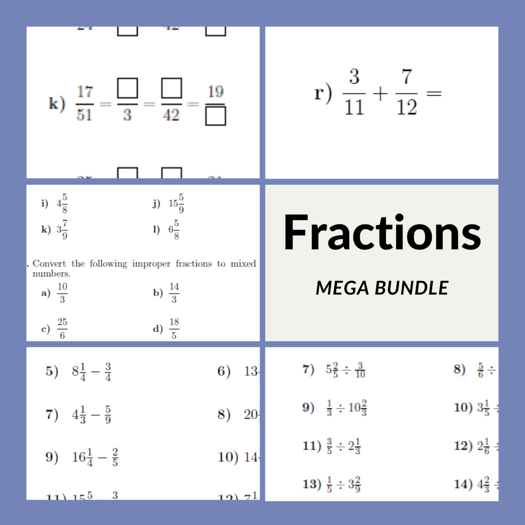 Fractions Mega Bundle