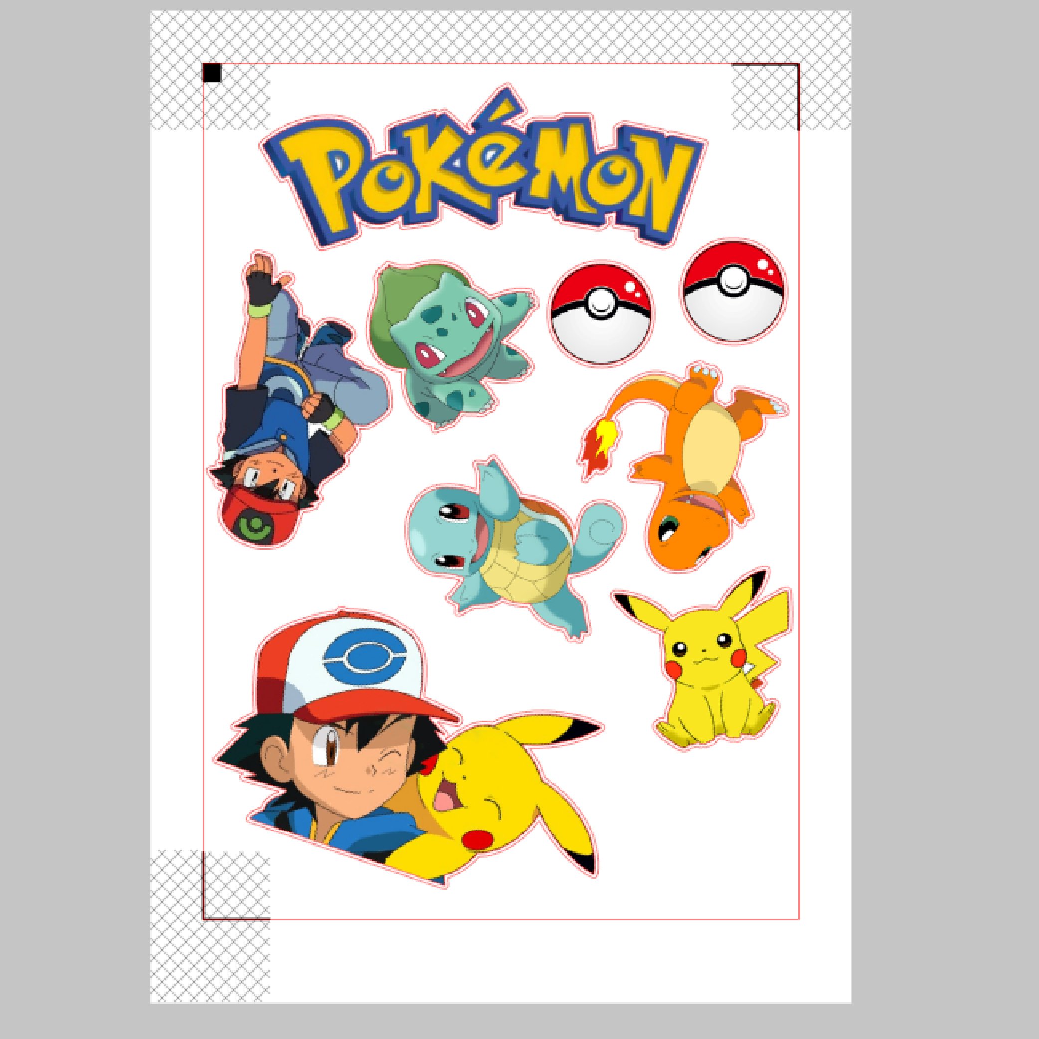 Printable Pokémon 2 Toppers: Perfect for Your Parties and DIY Projects ...