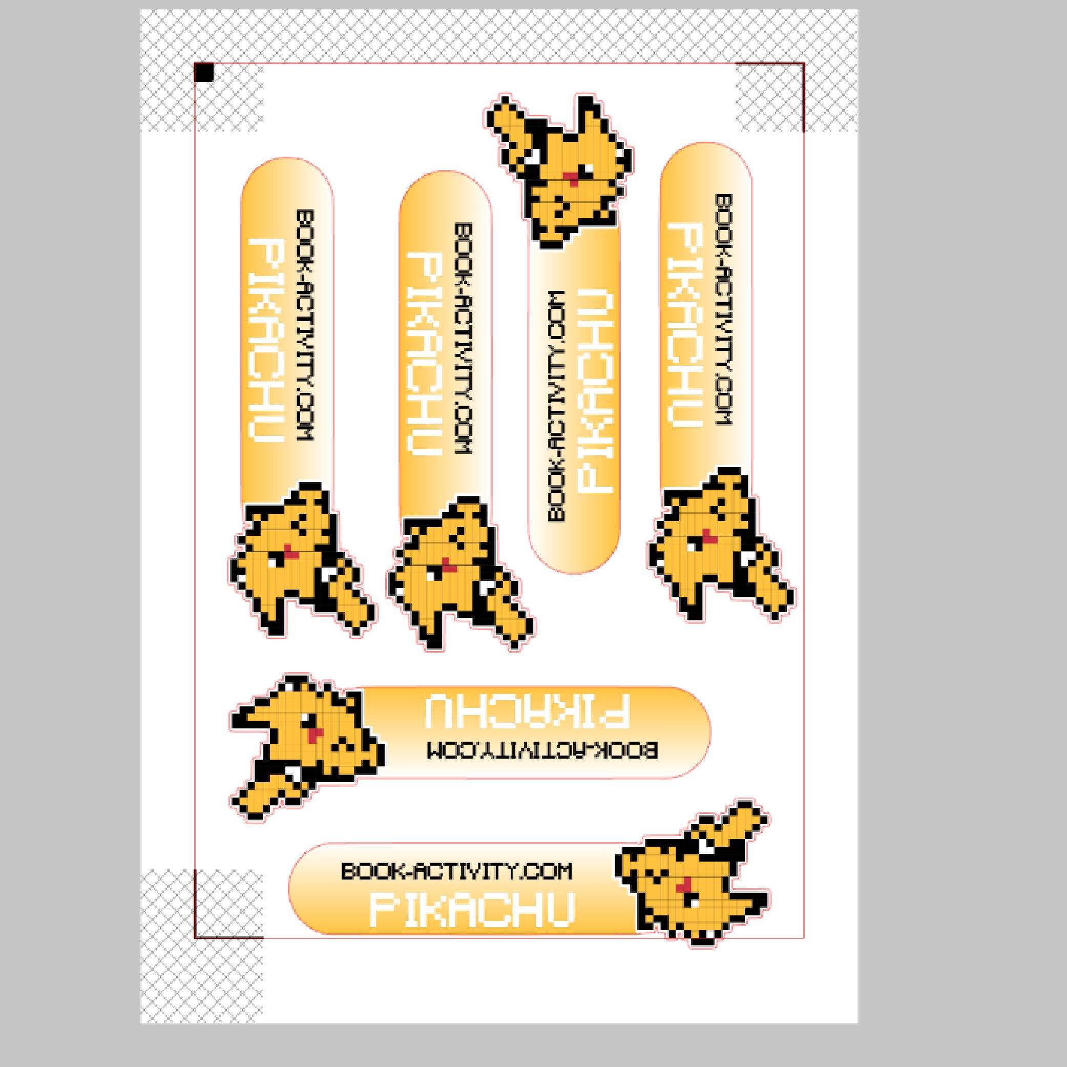 Pikachu Bookmarks: Electrify Your Reading Experience! - Payhip