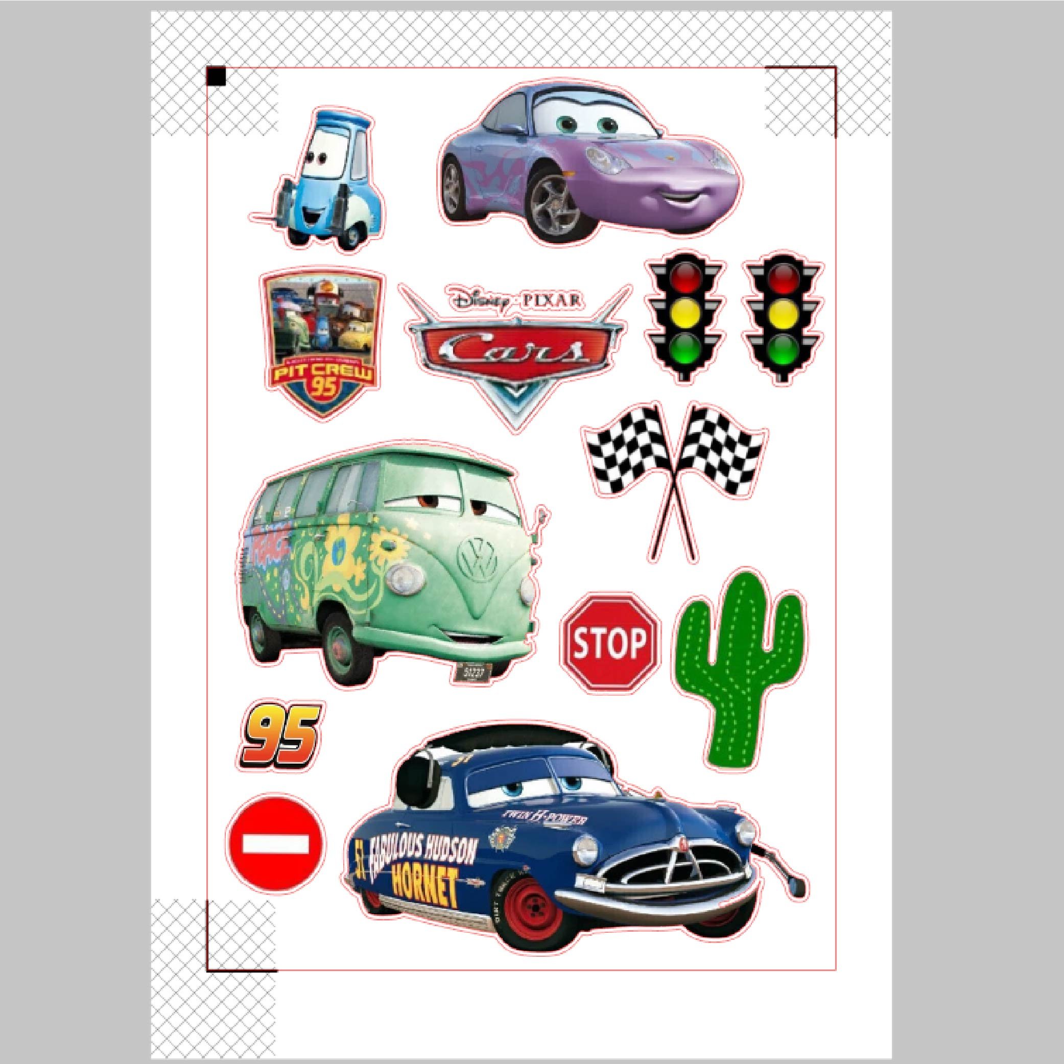 Embracing the Colorful World of Cars: A Sticker Collection Celebrating ...