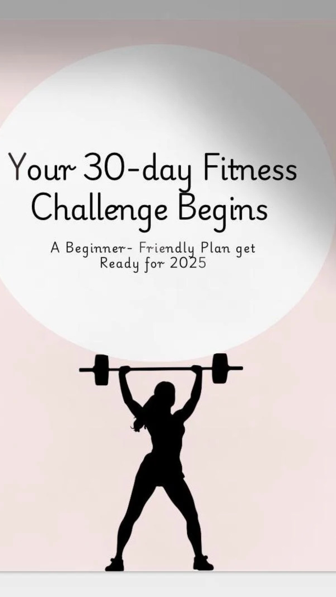 30-day Beginner Fitness Challenge/ Start Strong for 2025 / Fitness with ...